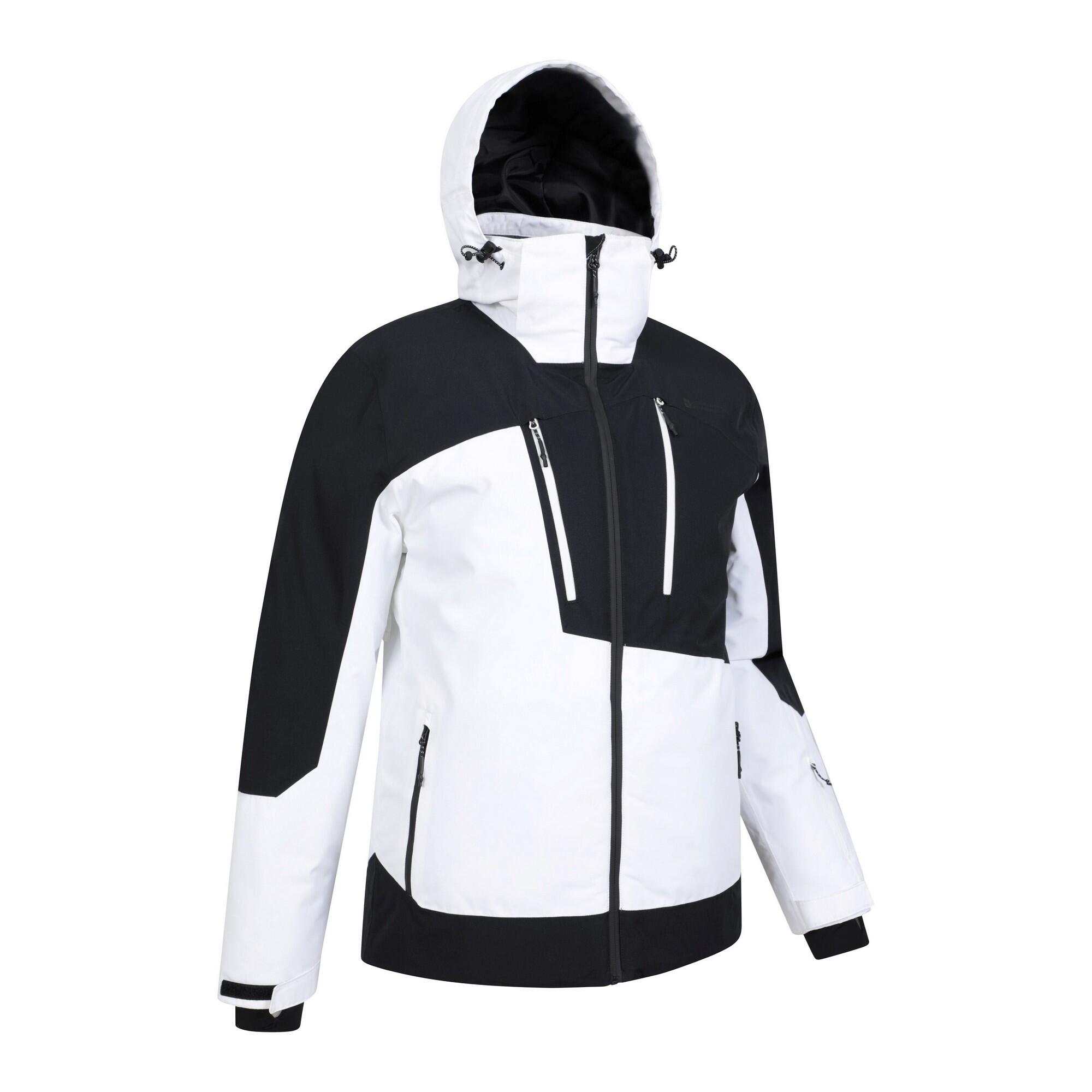 Mens Supernova Waterproof Ski Jacket (Off White) MOUNTAIN WAREHOUSE ...