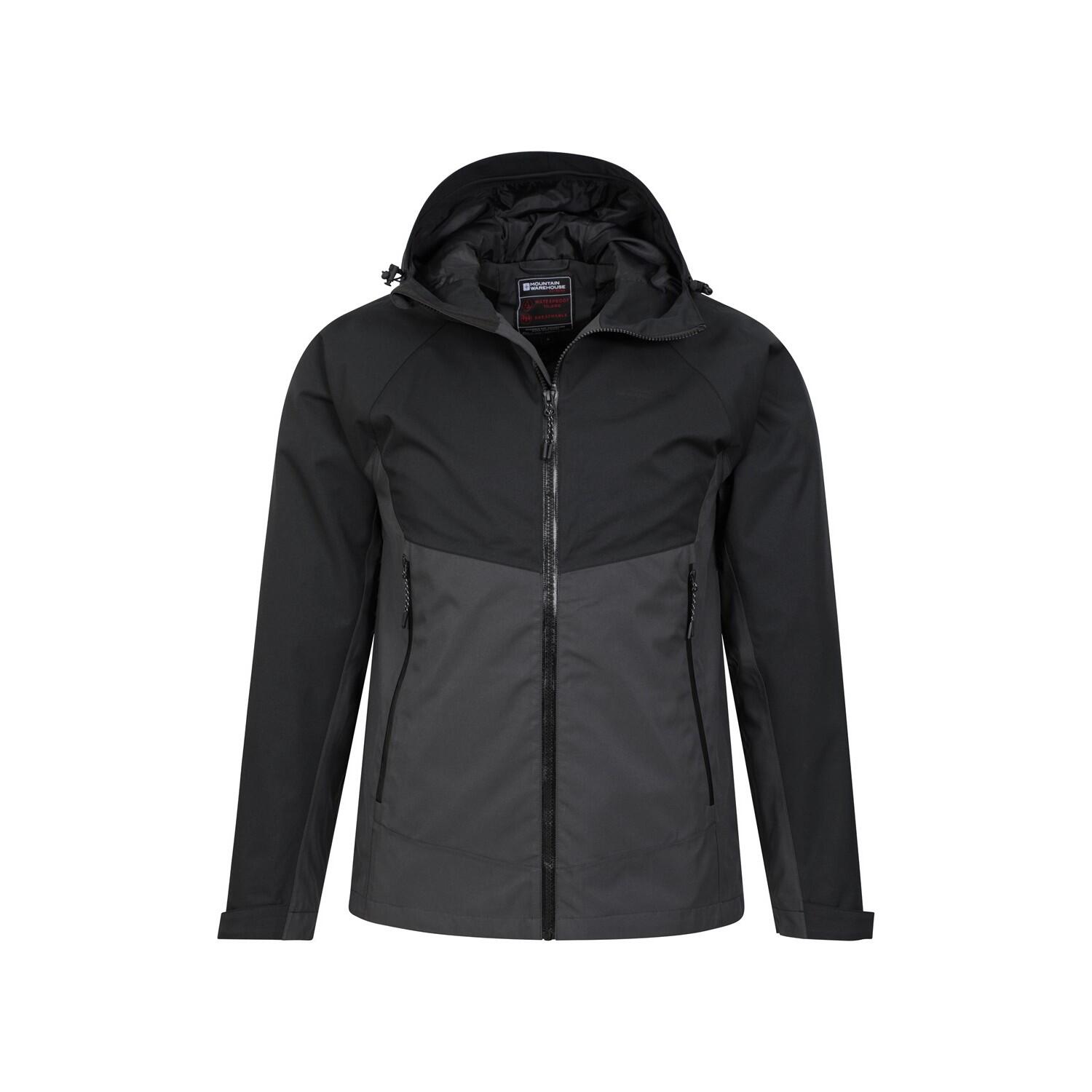 Mens Verge Extreme Waterproof Jacket (Black) MOUNTAIN WAREHOUSE | Decathlon