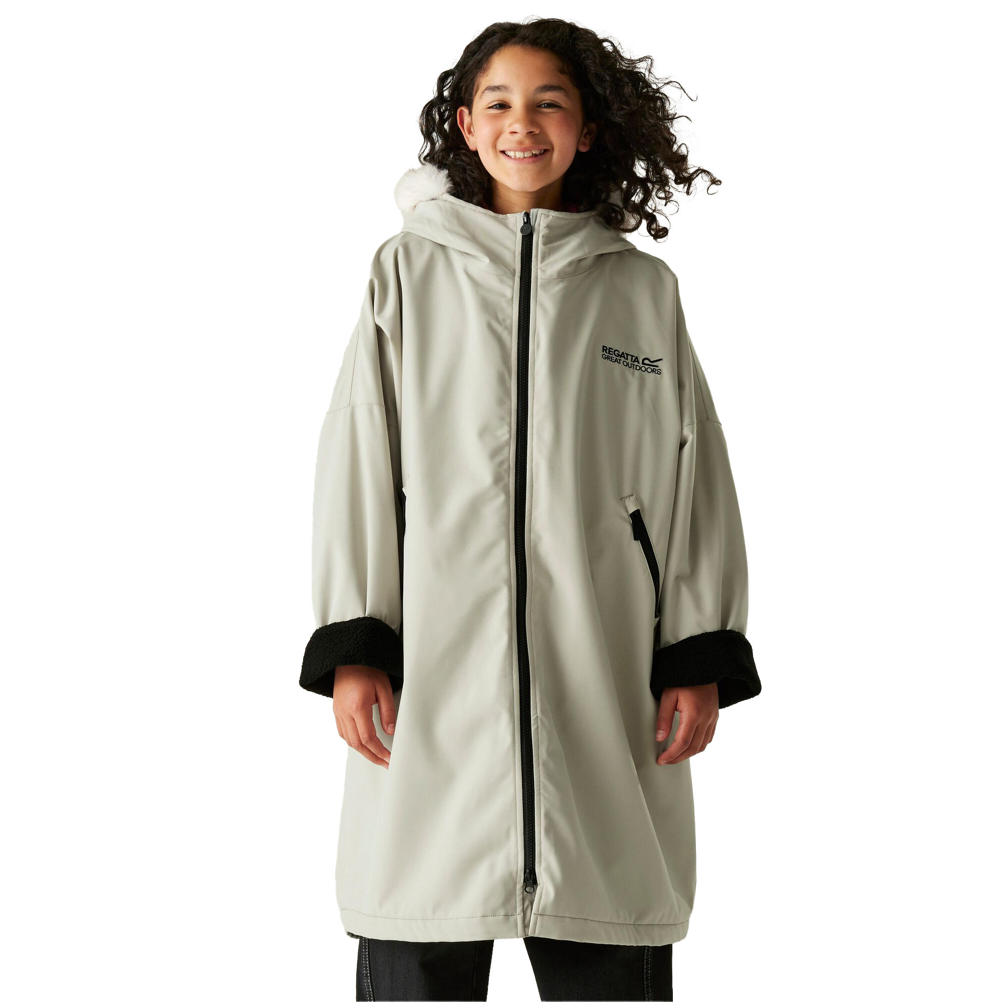 Girls Waterproof Robe (Moonstruck) | Decathlon