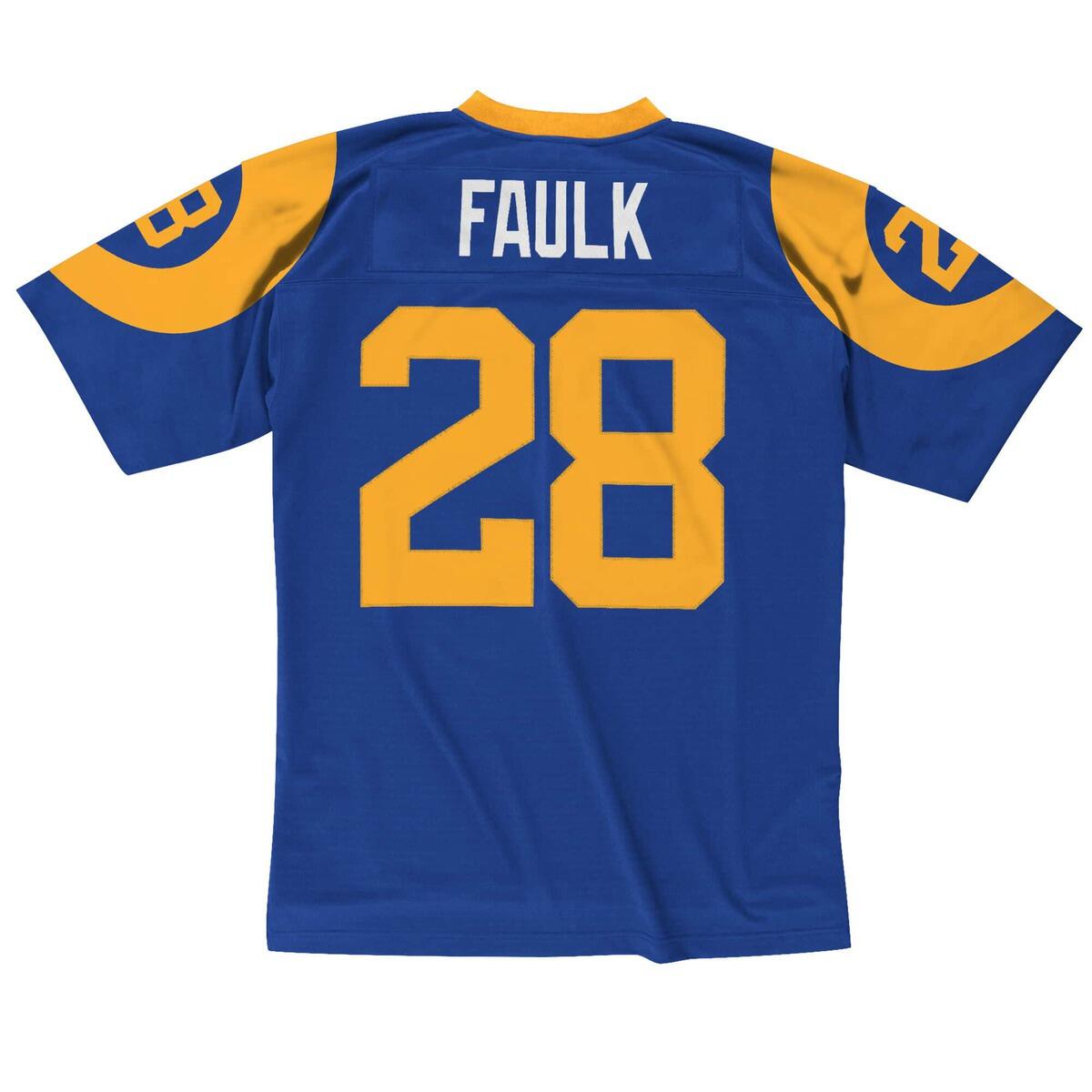 St Louis Rams NFL Jersey Marshall Faulk MITCHELL AND NESS | Decathlon