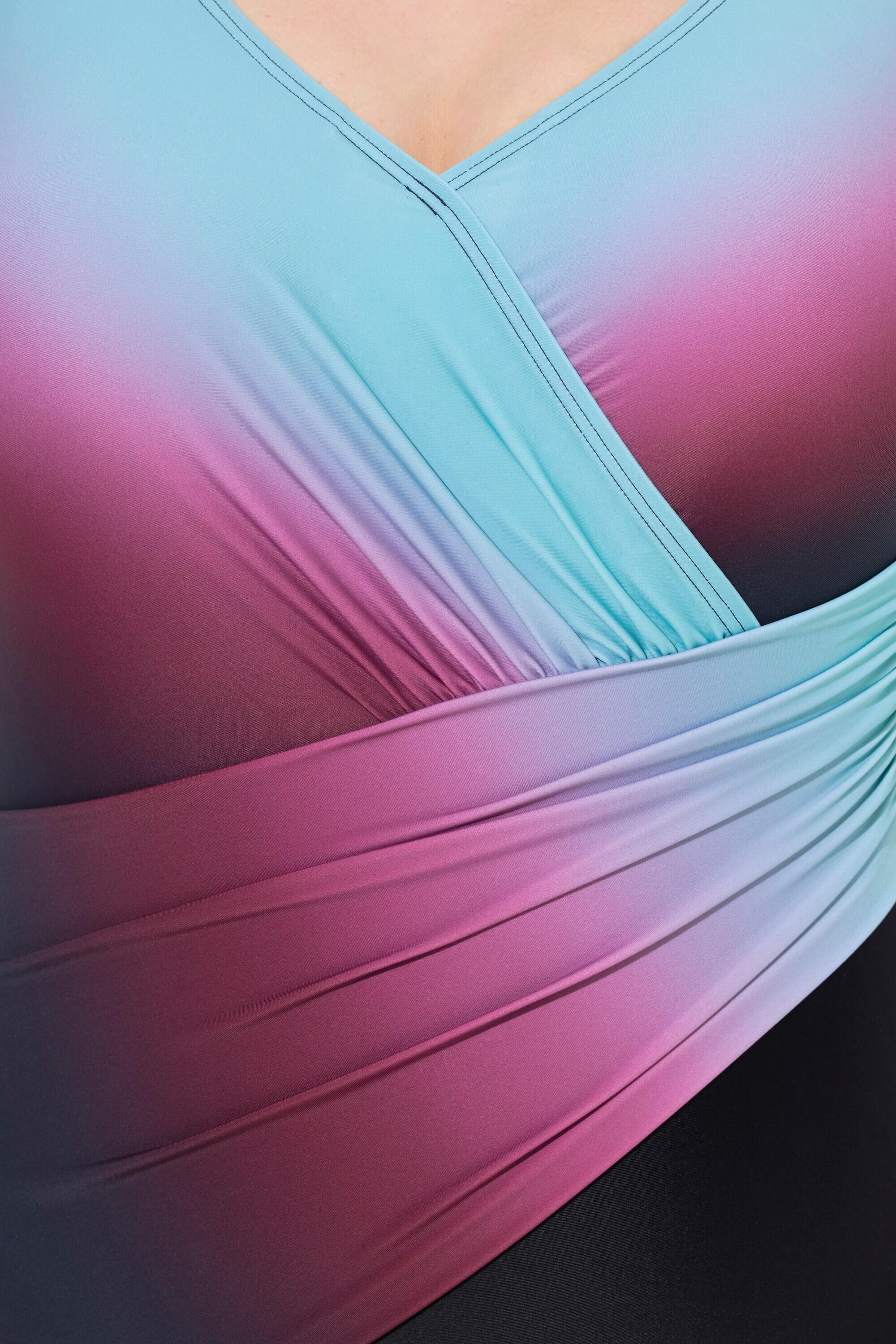 Femme Maillot de bain à bonnets couples. Drapés et dégradé de | Decathlon