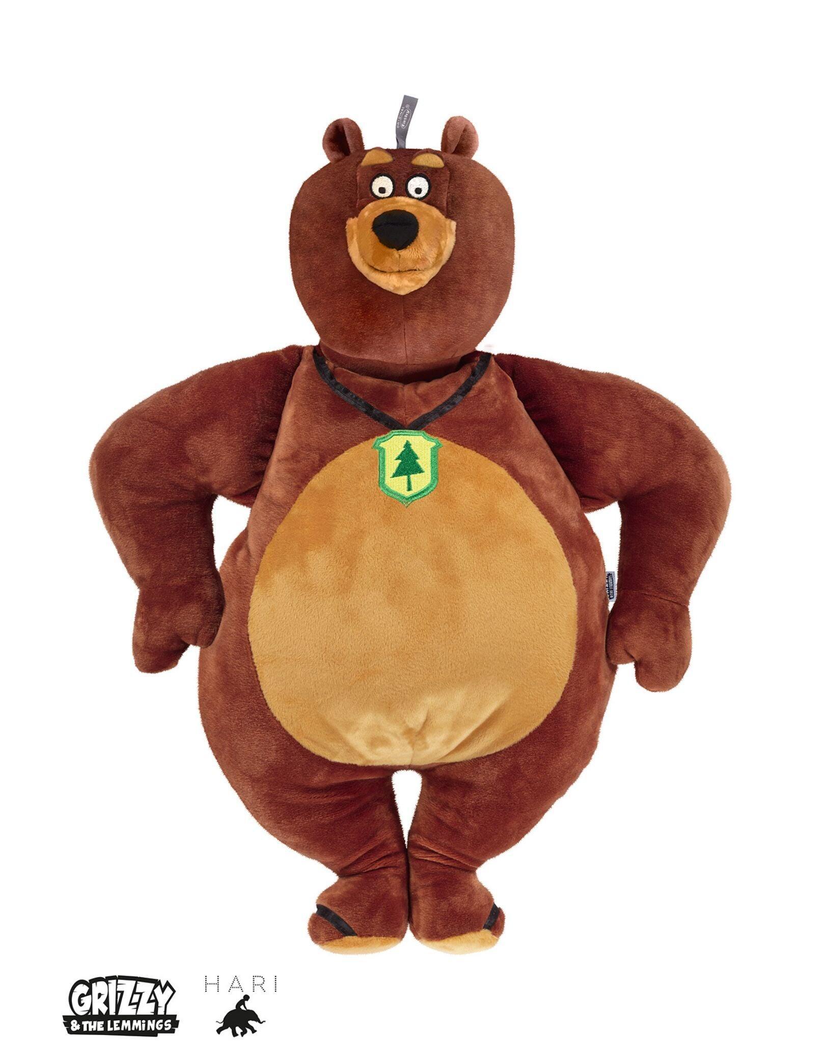 Fashy 0.8 Litre Cuddly Hot Water Bottle with Grizzy Cover | Decathlon
