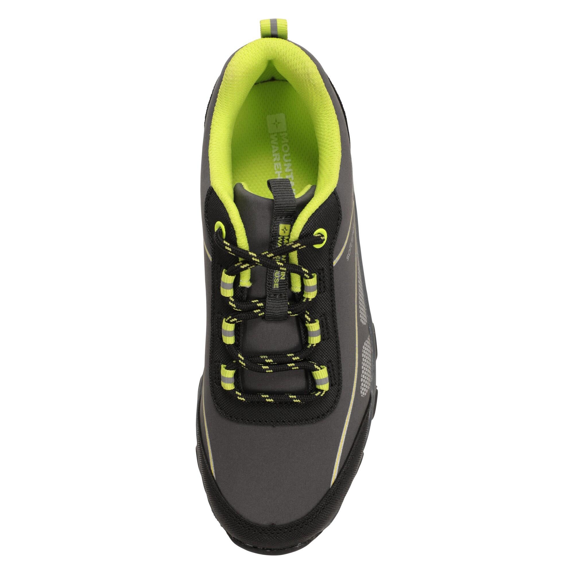 Childrens/Kids Softshell Walking Shoes (Bright Green) MOUNTAIN ...