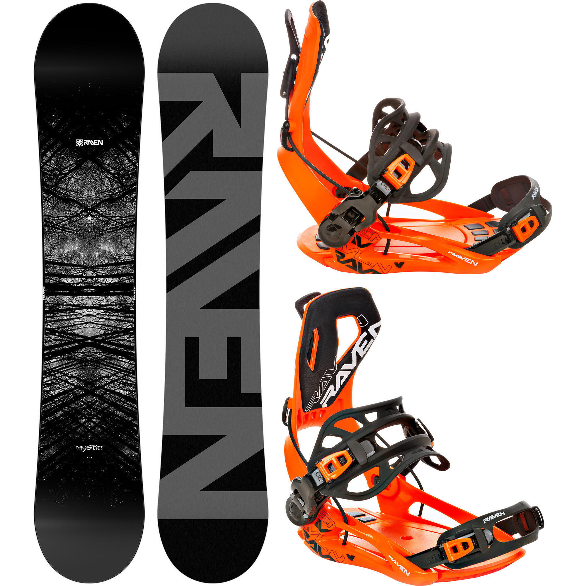 RAVEN Snowboard set Raven Mystic + vázání Raven FT360 cena, slevy ...