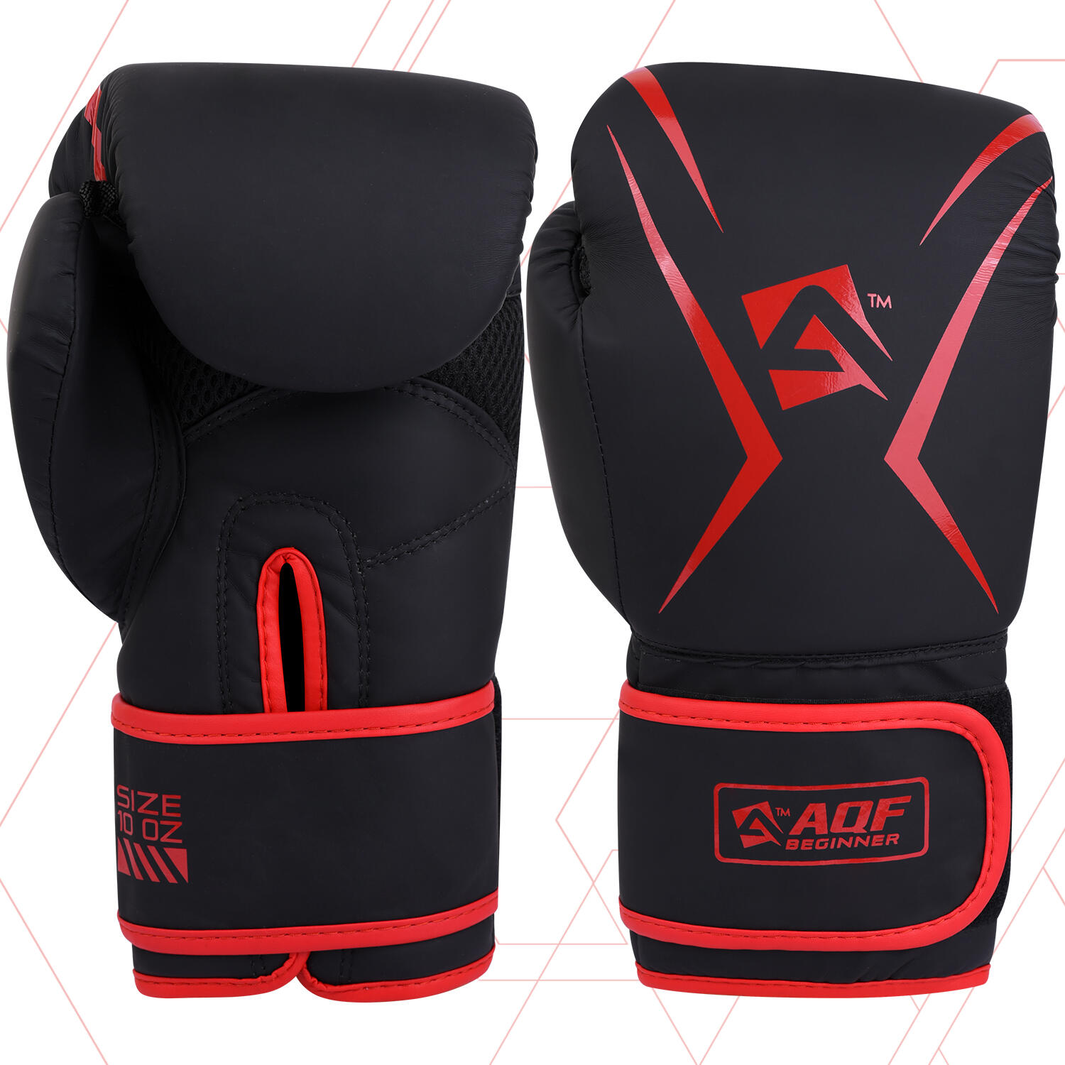 AQF Boxing Gloves Kids & Adults, 4oz–16oz Muay Thai Training Glove Punch Bag MMA | Decathlon
