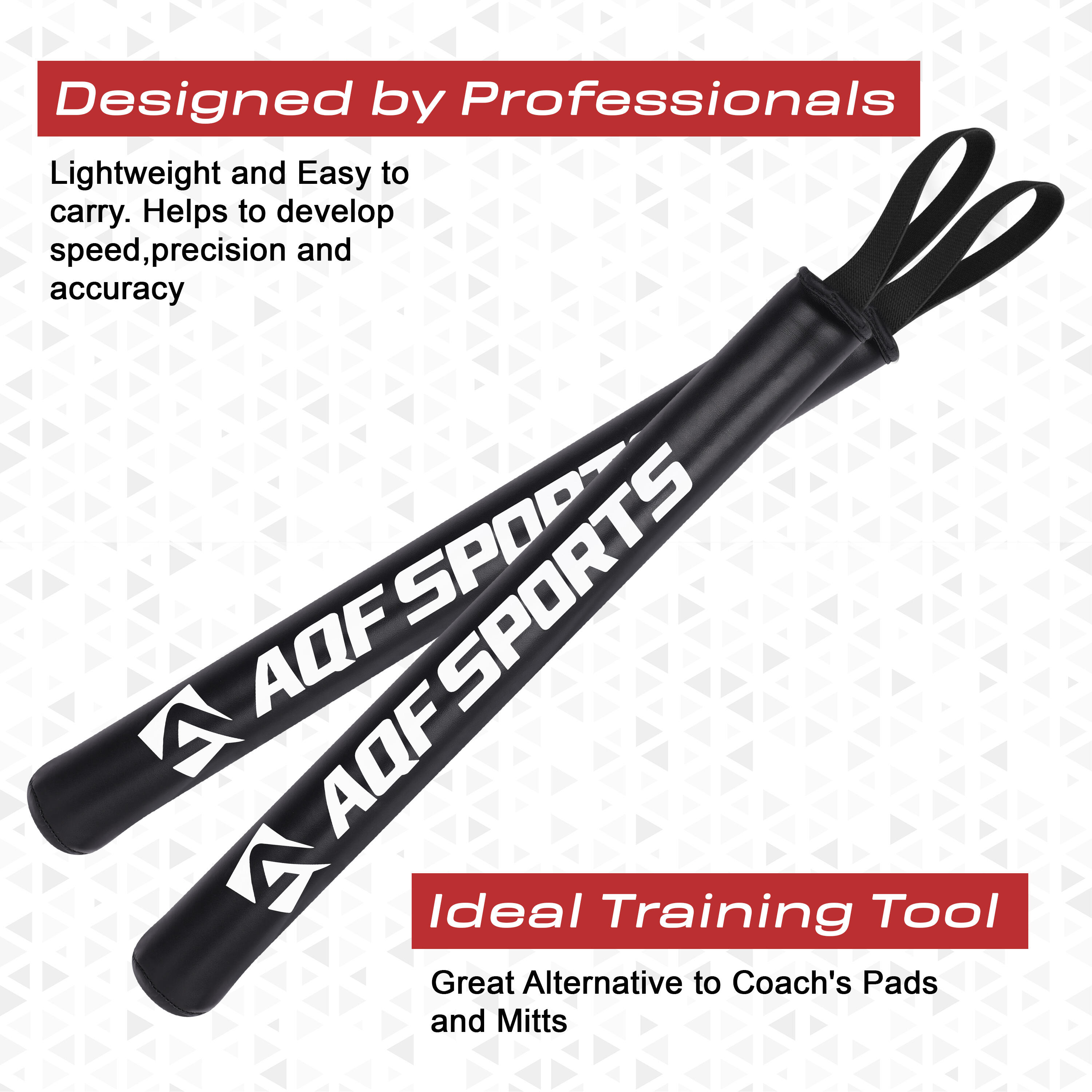 AQF Boxing Training Sticks Pair for Coaches – Reflex & Speed for Muay ...