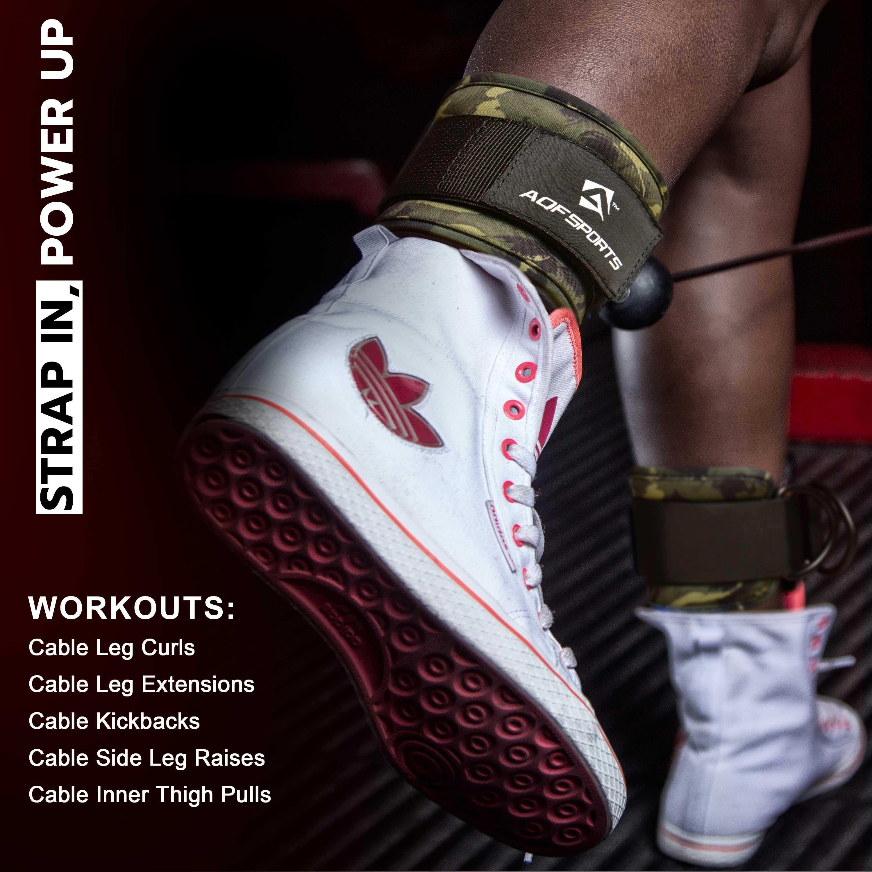 AQF Ankle Straps for Cable Machines - Single | Decathlon