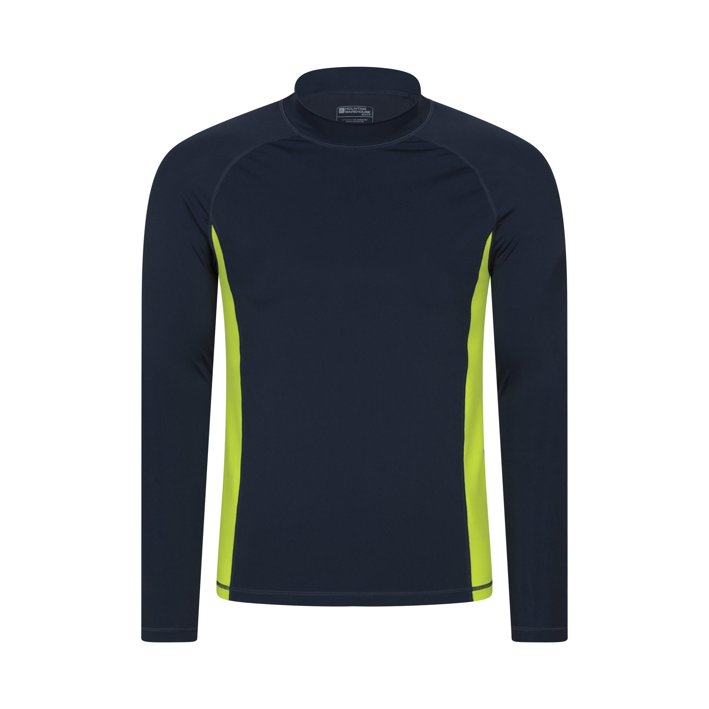 Mens LongSleeved Rash Guard (Yellow) MOUNTAIN WAREHOUSE | Decathlon