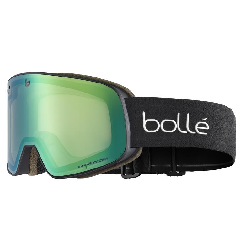 Masque de ski NEVADA Black Cross Matte - Phantom+ Blue Cat 1 to 3 BOLLÉ ...