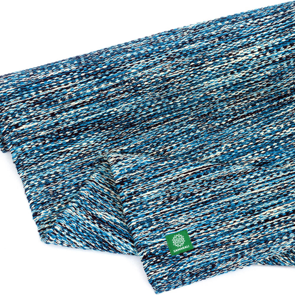 Samarali Cotton yoga rug - Ocean Mist - 193 x 66 cm SAMARALI | Decathlon