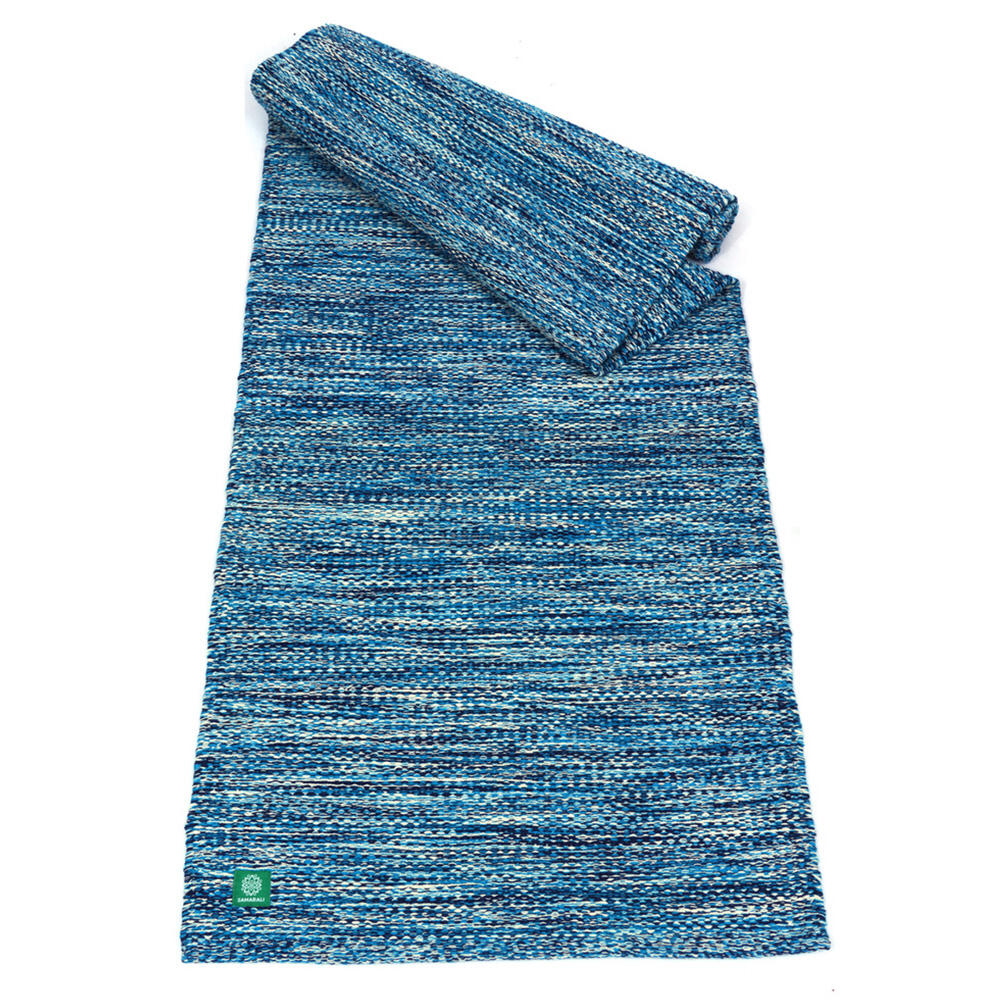 Samarali Cotton yoga rug - Ocean Mist - 193 x 66 cm SAMARALI | Decathlon