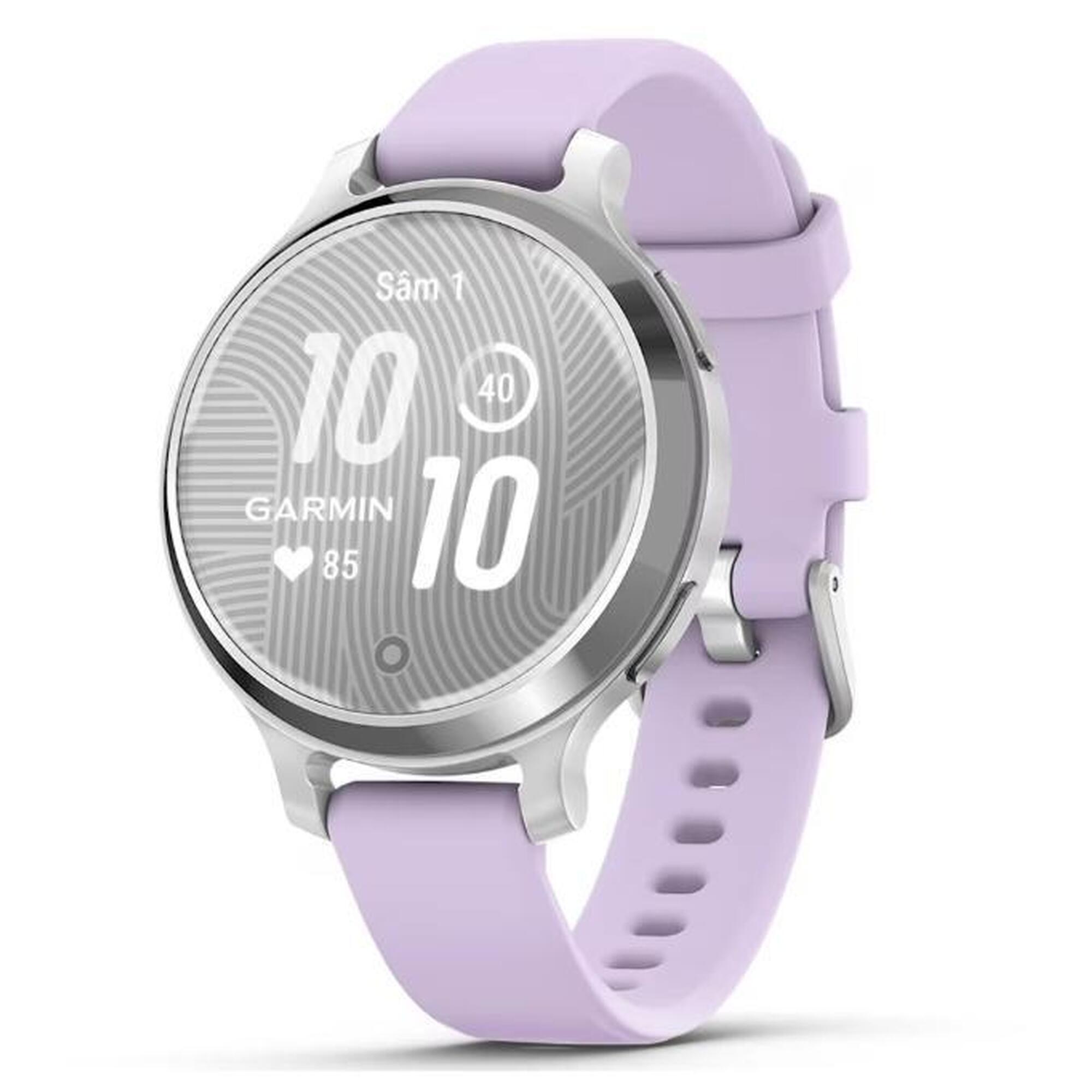 Ceas activity tracker Garmin Lily 2 Active, curea silicon, GPS (Roz ...