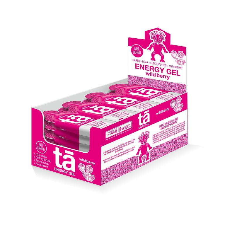 Energy gels with caffeine 40ml Ta Energy (pack of 24) - Decathlon