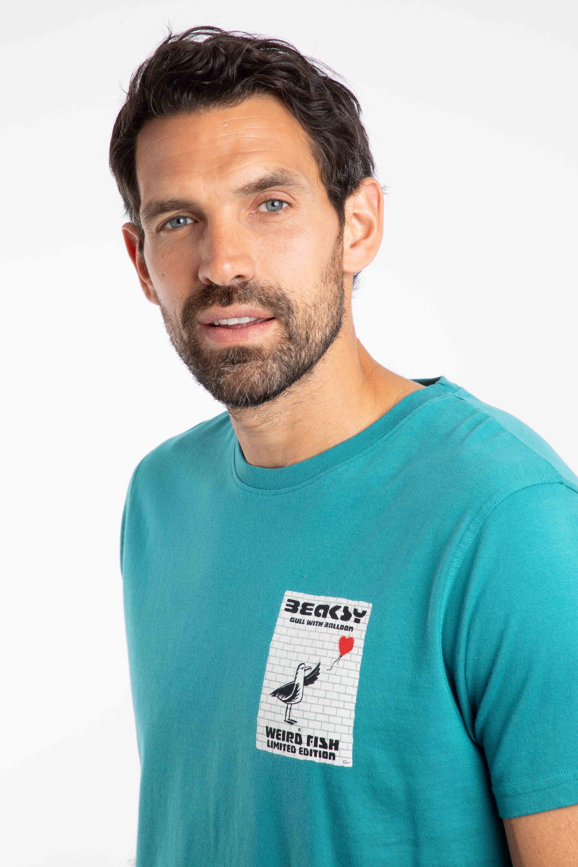 Beaksy Back Print Artist T-Shirt WEIRD FISH | Decathlon