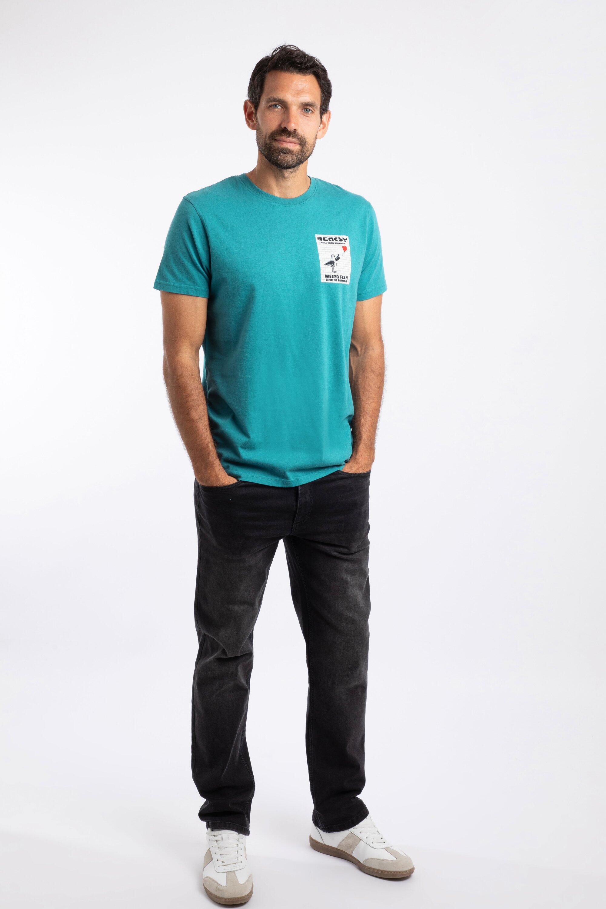 Beaksy Back Print Artist T-Shirt WEIRD FISH | Decathlon