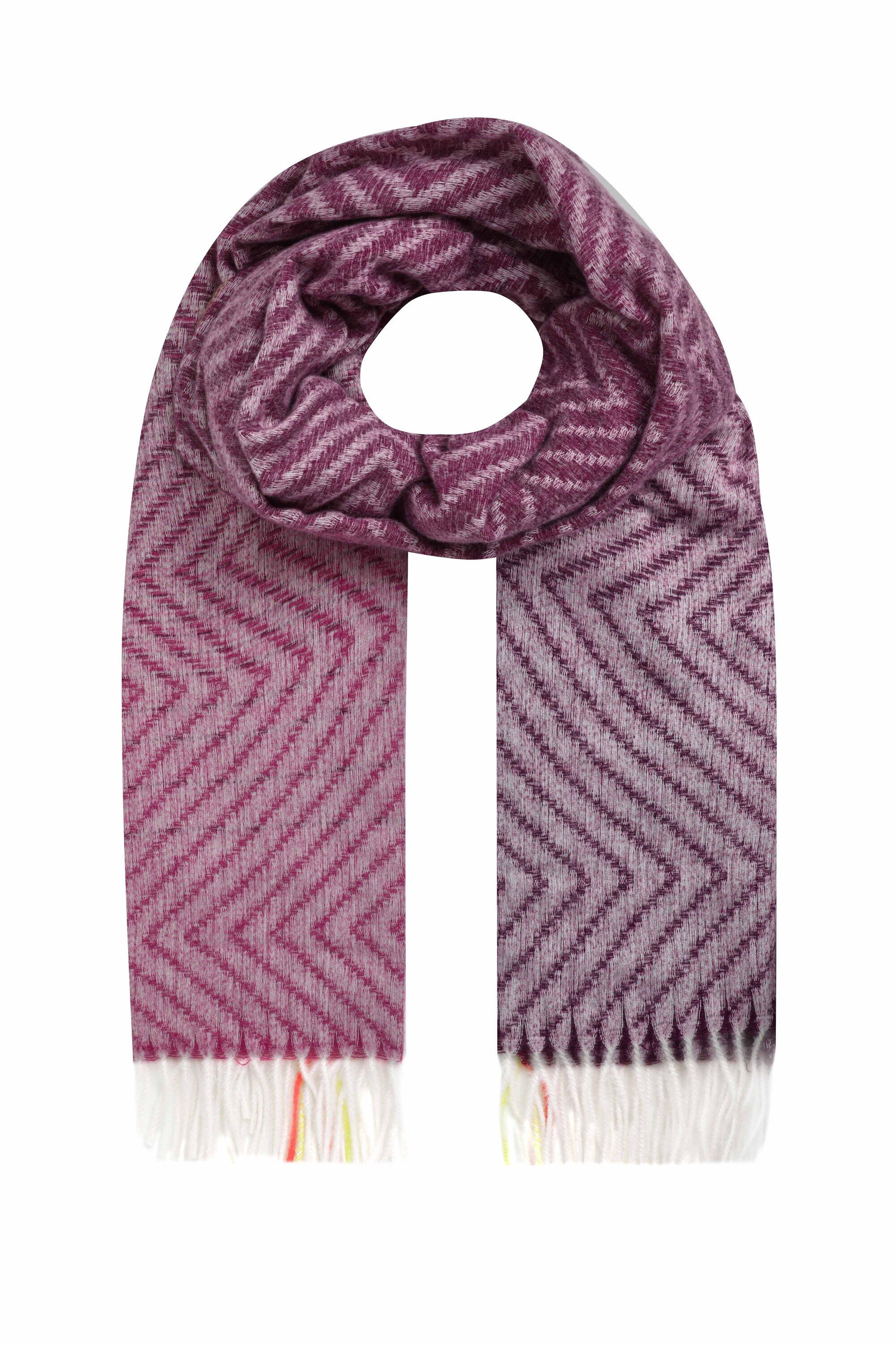 Jadida Brushed Zig-Zag Scarf | Decathlon