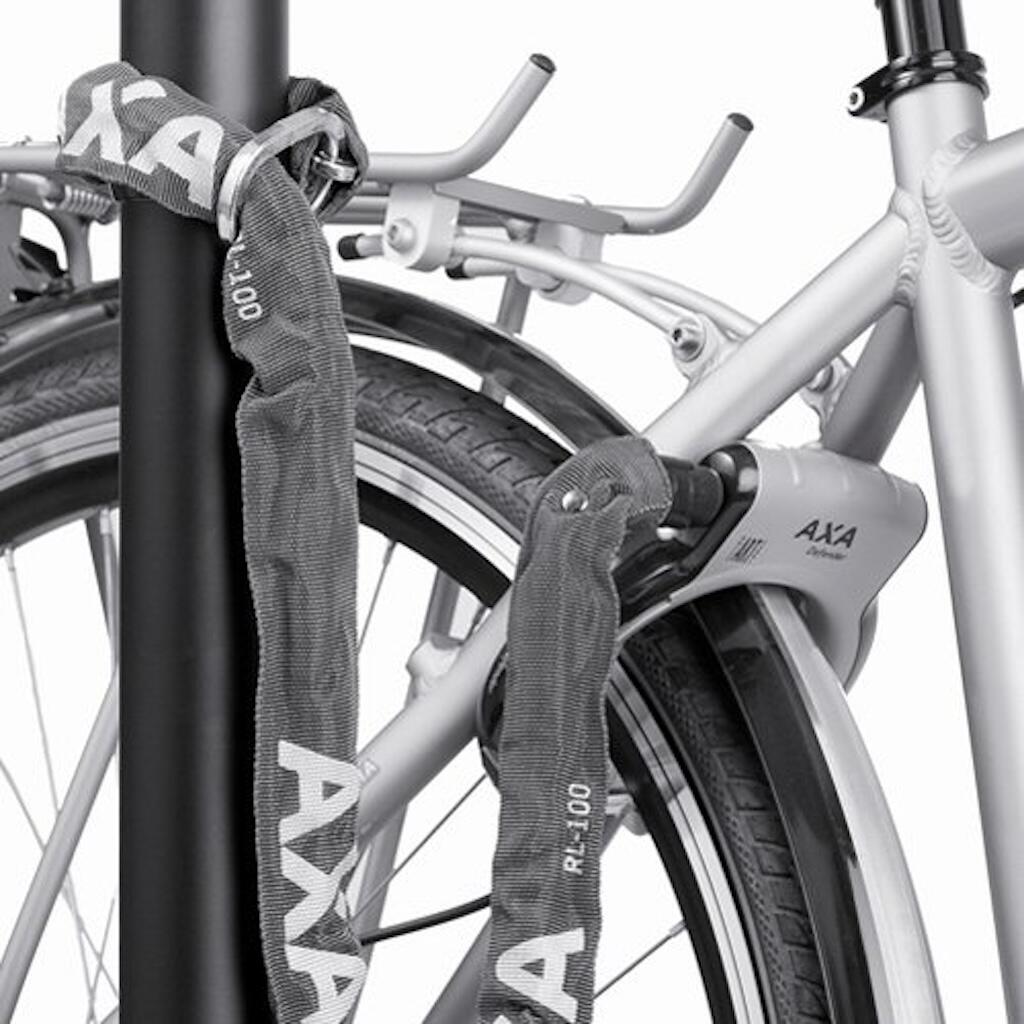 Defender SOLD SECURE SILVER Bicycle Horse Shoe / Frame Lock AXA | Decathlon
