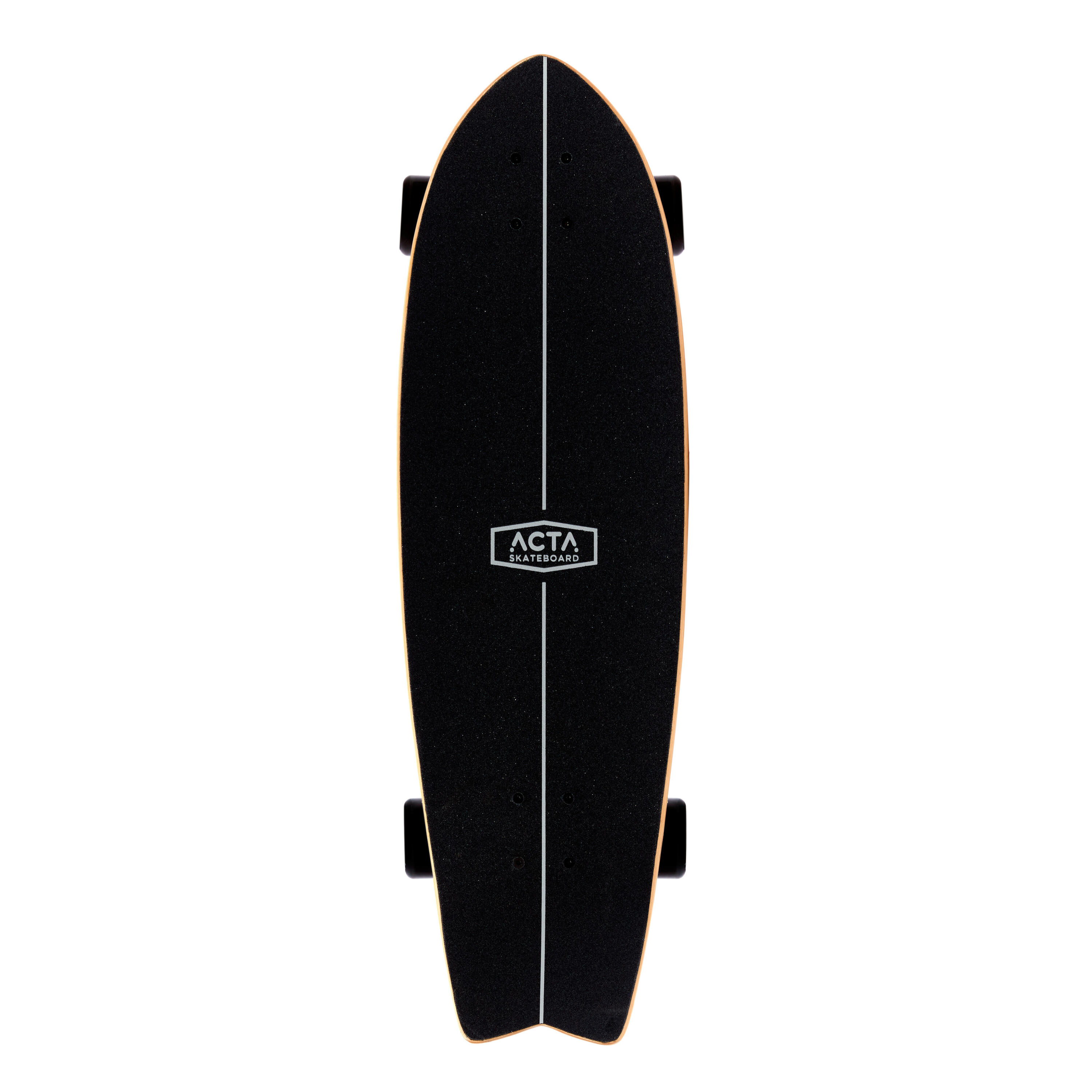 ACTA Surfskate Horizon 32" – Blauw & Beige - 7-laags esdoorn surf ...
