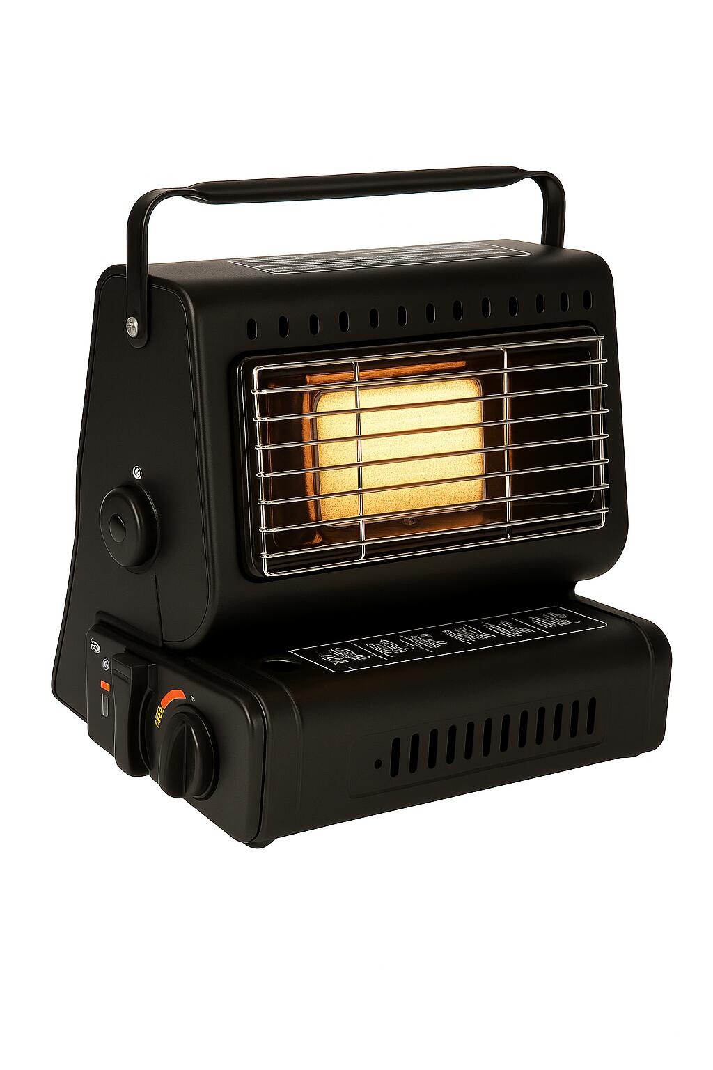 Gasverwarmer met Piezo-ontsteking – 1,3 kW – draagbaar – buitengebruik ...