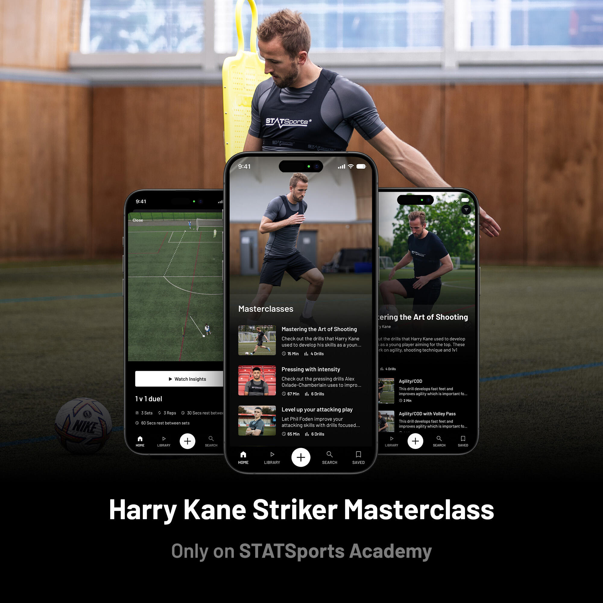 Academy Football GPS Tracker Vest - Tracks 24 Key Metrics with Pro ...