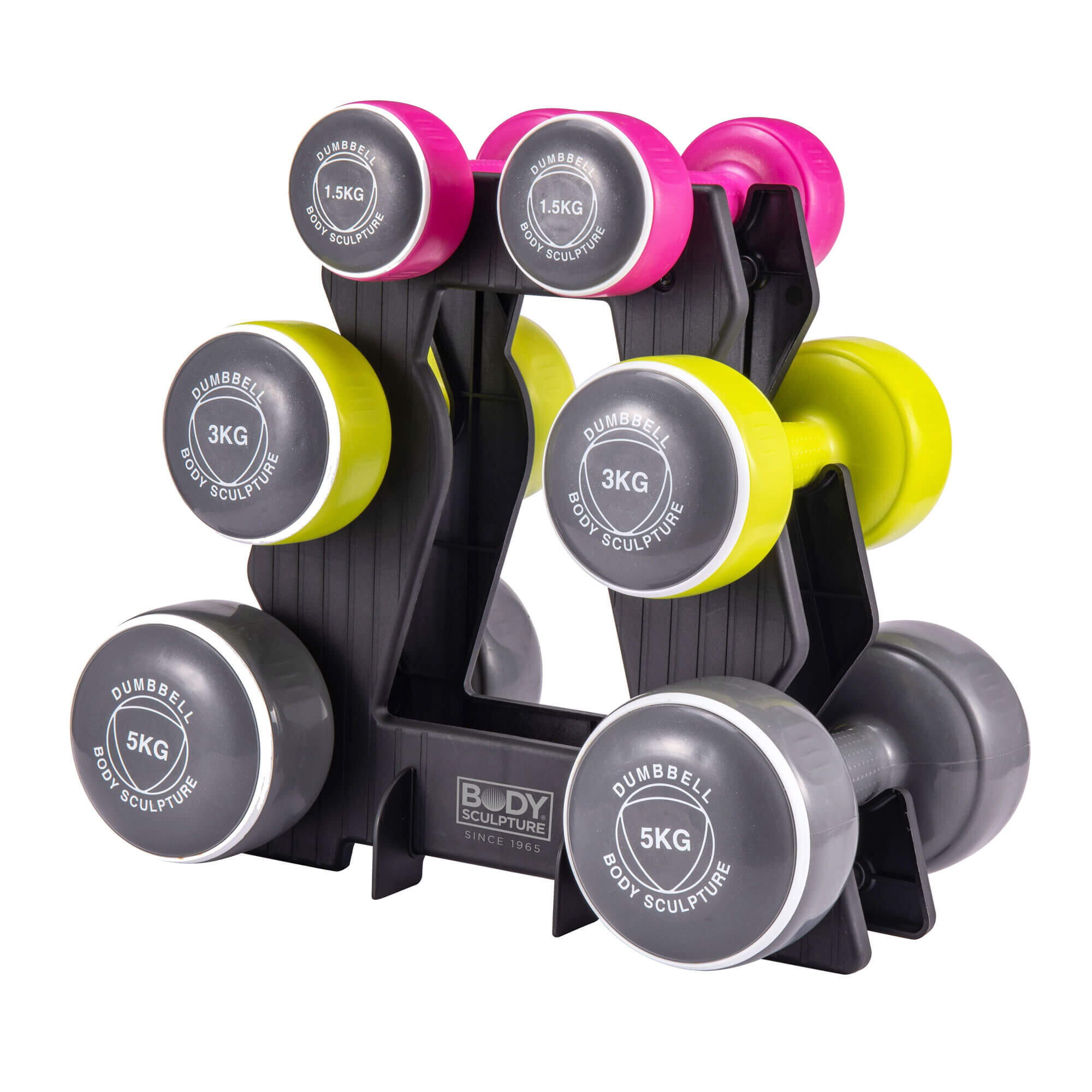 Body Sculpture 19kg Smart Dumbbell Weight Tower | Decathlon