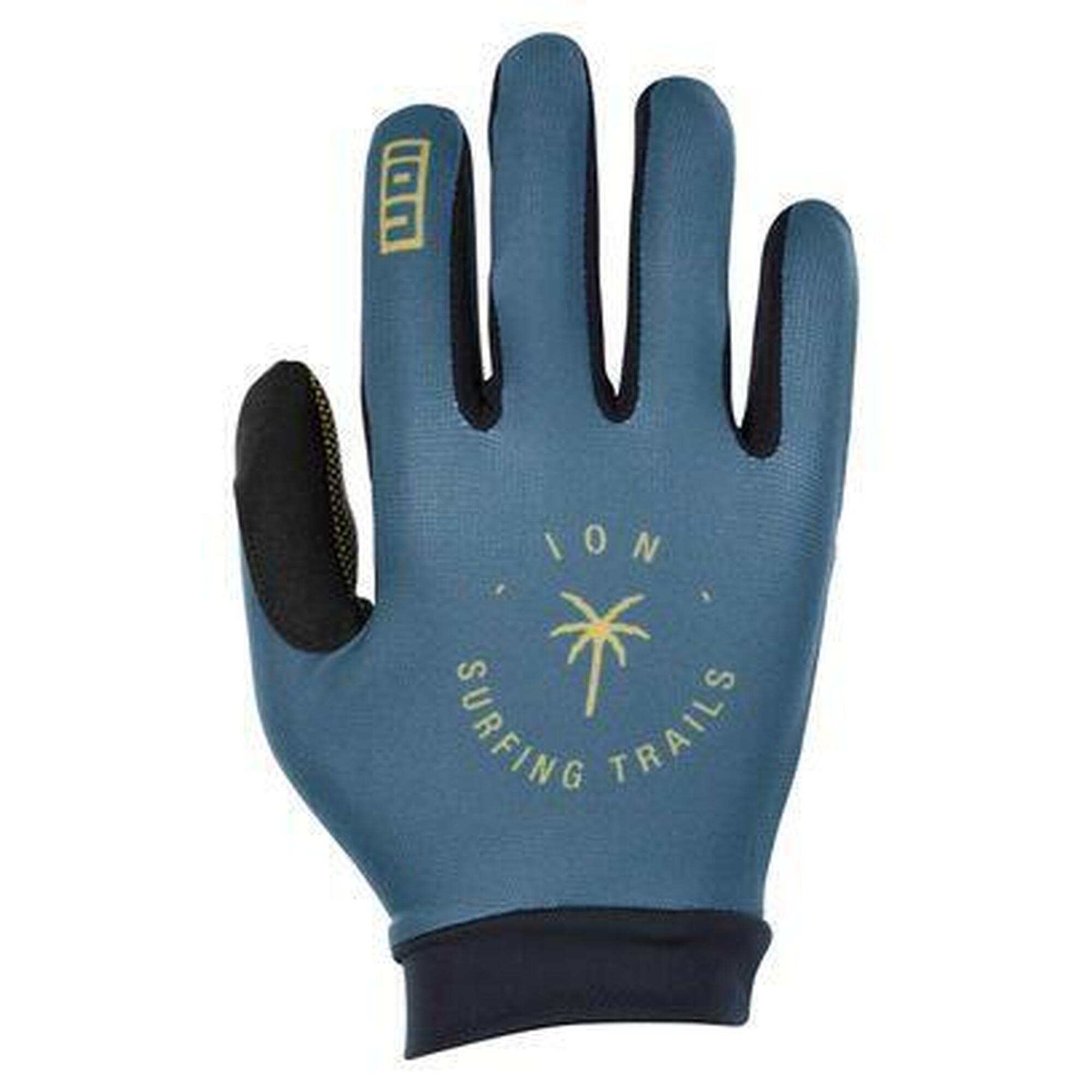 Gants VTT ION Logo Bleu Cosmique Unisexe ION | Decathlon