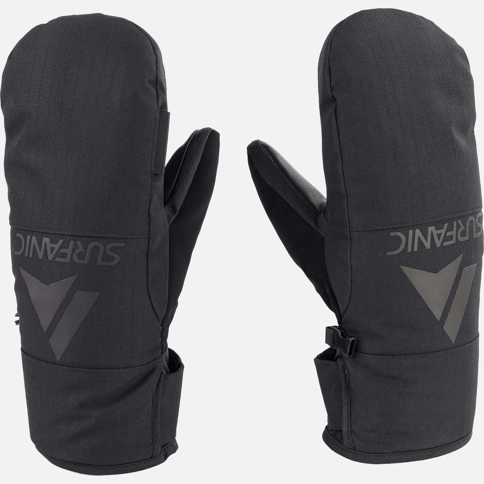 Blaze Leather Palm Ski Mitt Black | Decathlon