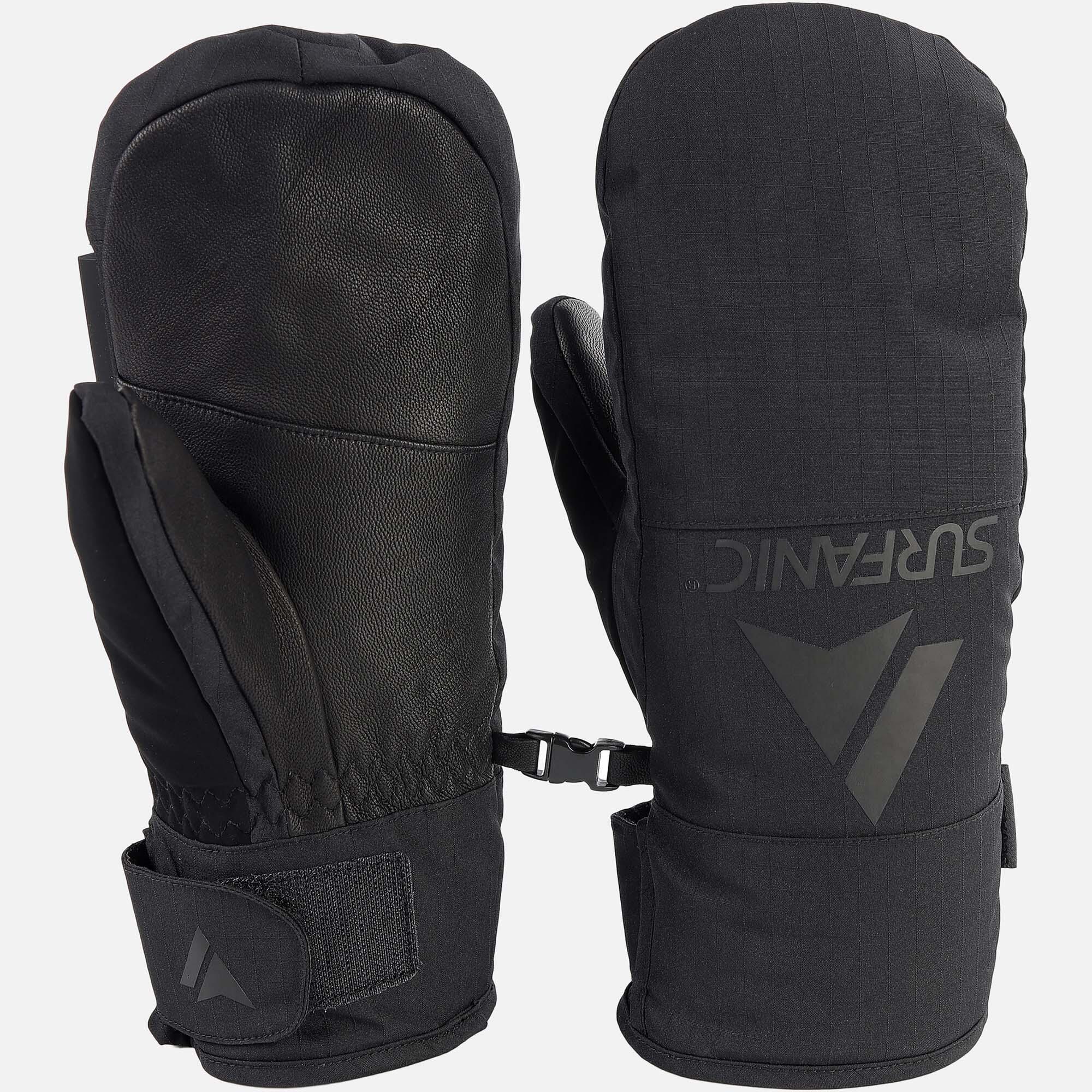 Blaze Leather Palm Ski Mitt Black | Decathlon