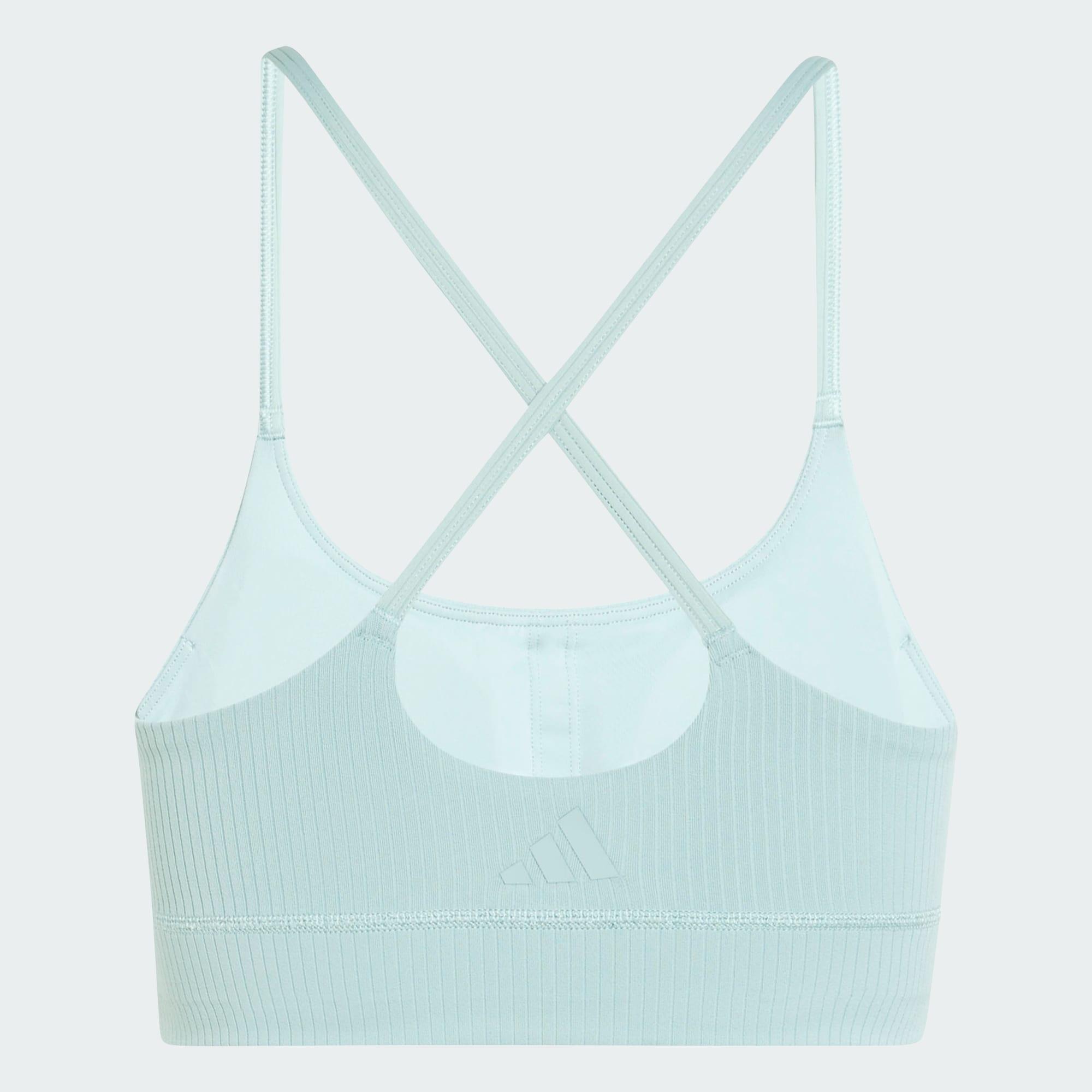 Reggiseno adidas All Me Light Support Rib Long Line Bra ADIDAS | Decathlon
