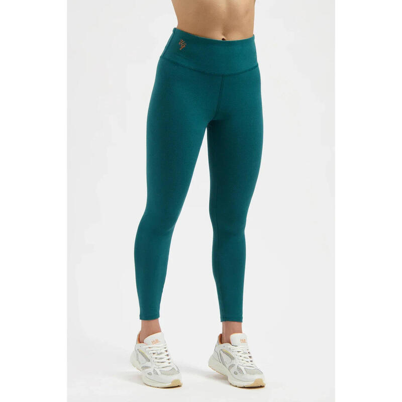 Yoga & Pilates Legging Isara 7/8 - vert mer URBAN GODDESS | Decathlon
