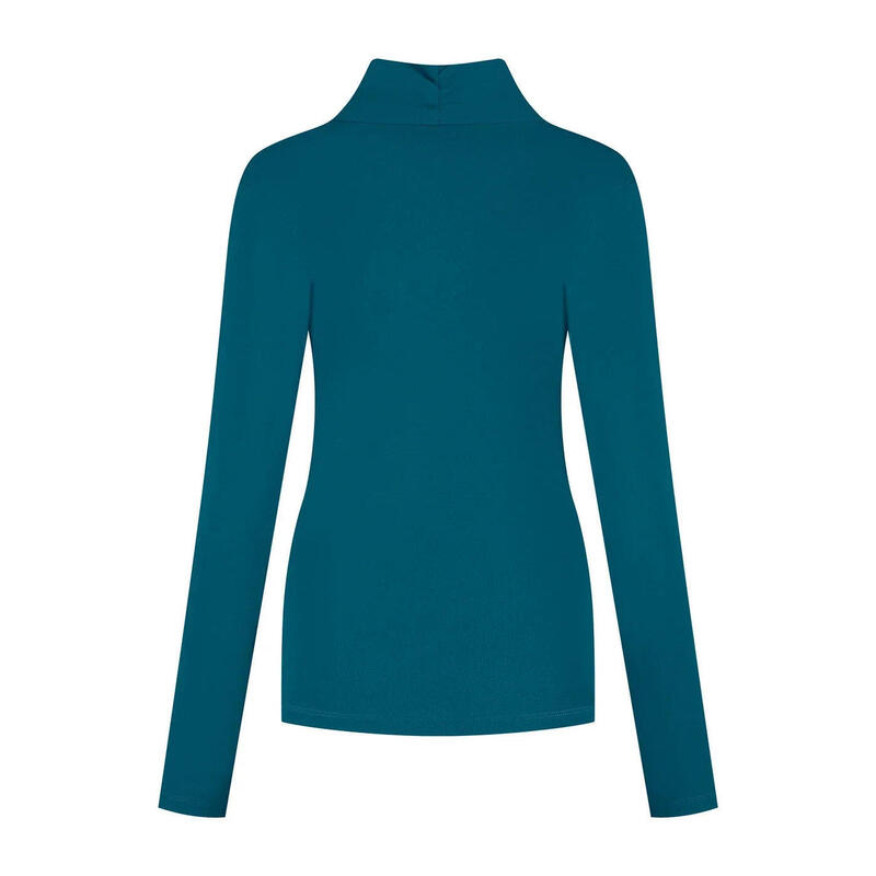 Ishtar - Haut de Yoga et Pilates élégant à manches longues - Pétrole ...