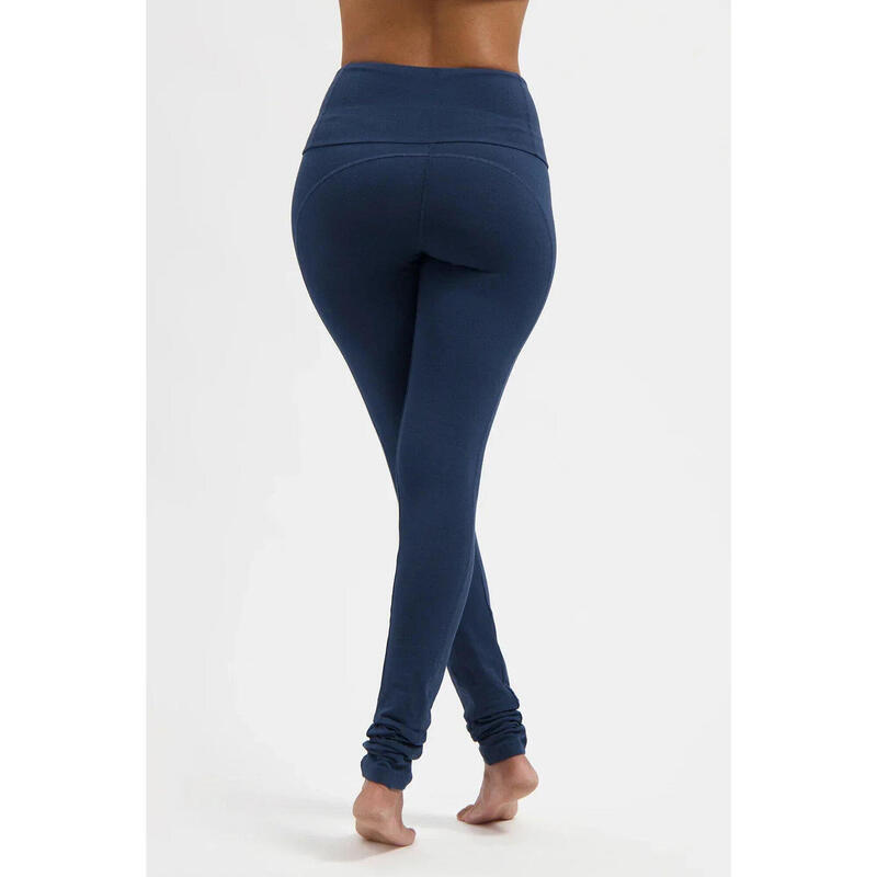 Legging de Yoga Gaia - Legging tendance taille haute - Bleu Minuit ...