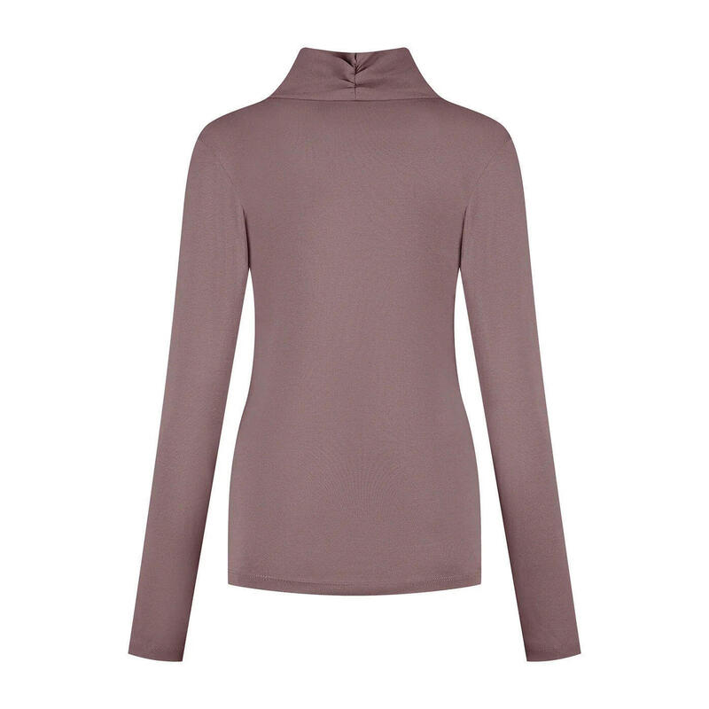 Ishtar - Haut de Yoga et Pilates élégant à manches longues - Rose/Brun ...