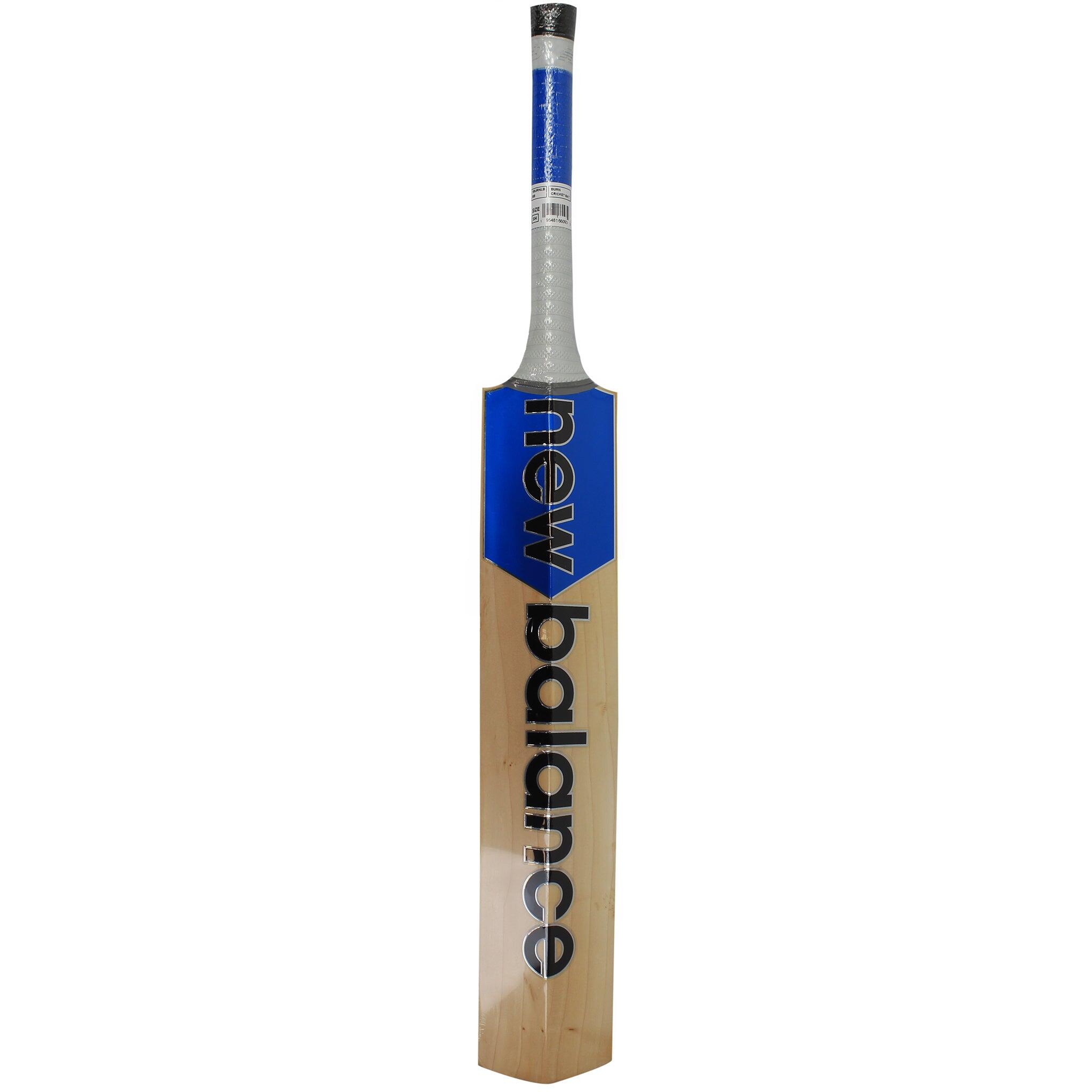 New Balance Burn Adult Mens Blue Cricket Bat | Decathlon