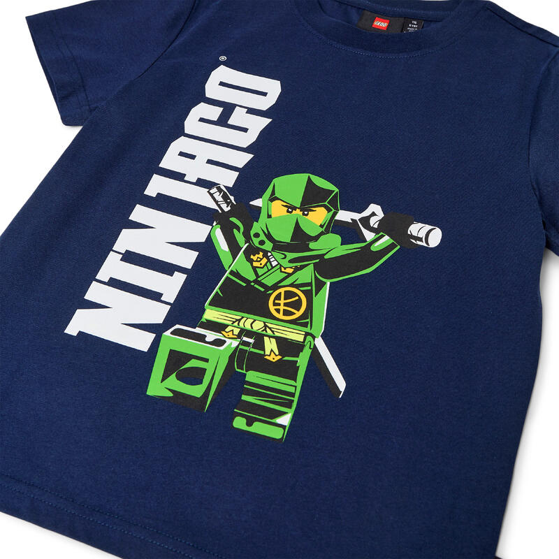 Koszulka Dziecięca LEGO NINJAGO Tano 308 Granatowa LEGO | Decathlon