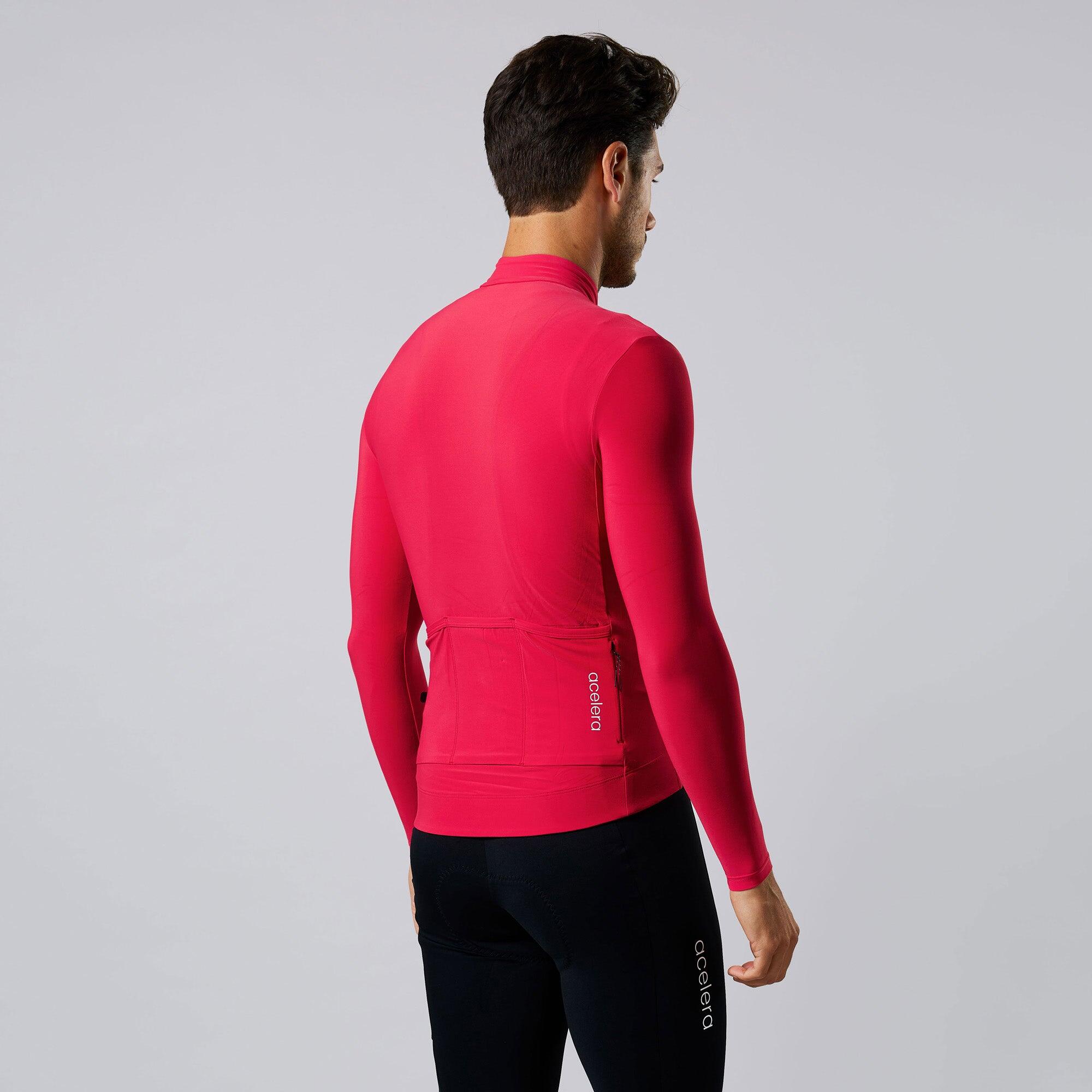 Camicia da ciclismo calda Camicia da ciclismo a maniche lunghe da uomo ...
