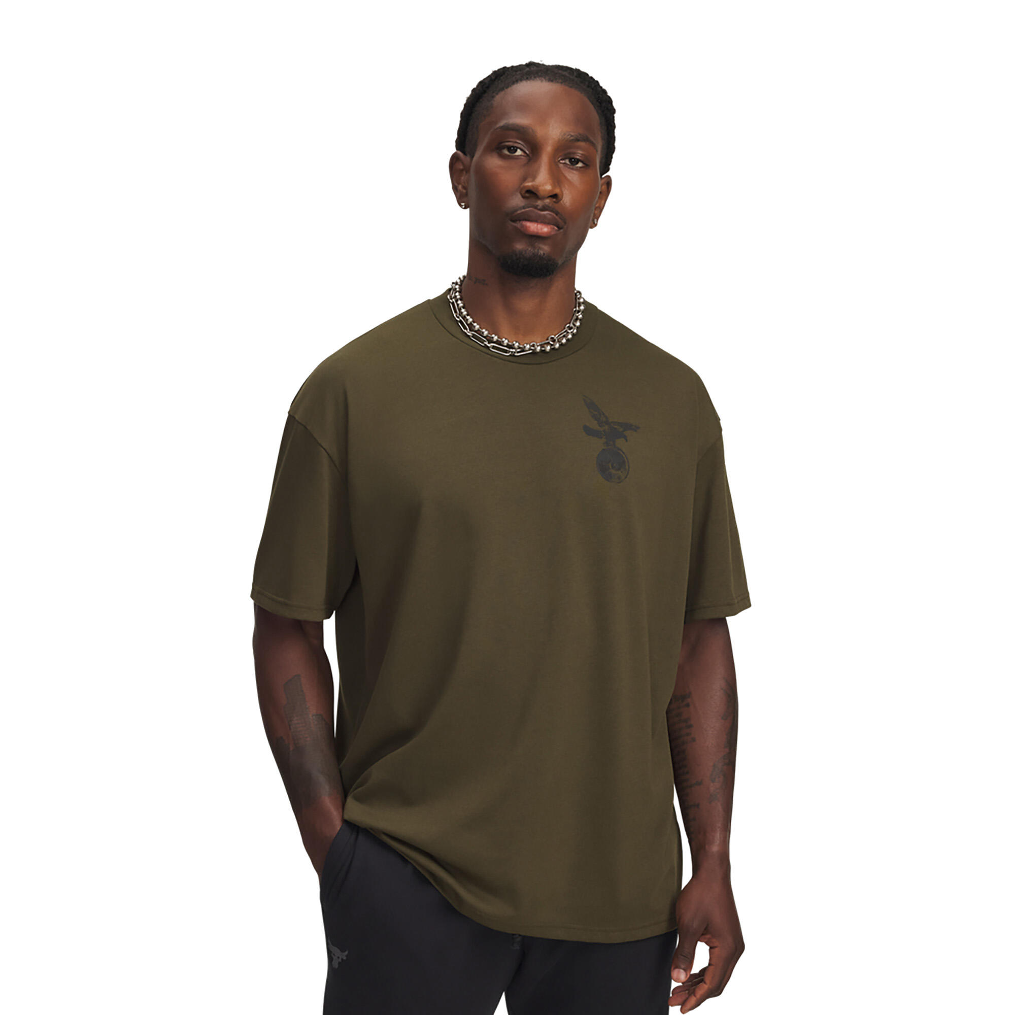 T-shirt Under Armour Project Rock Q4 | Decathlon