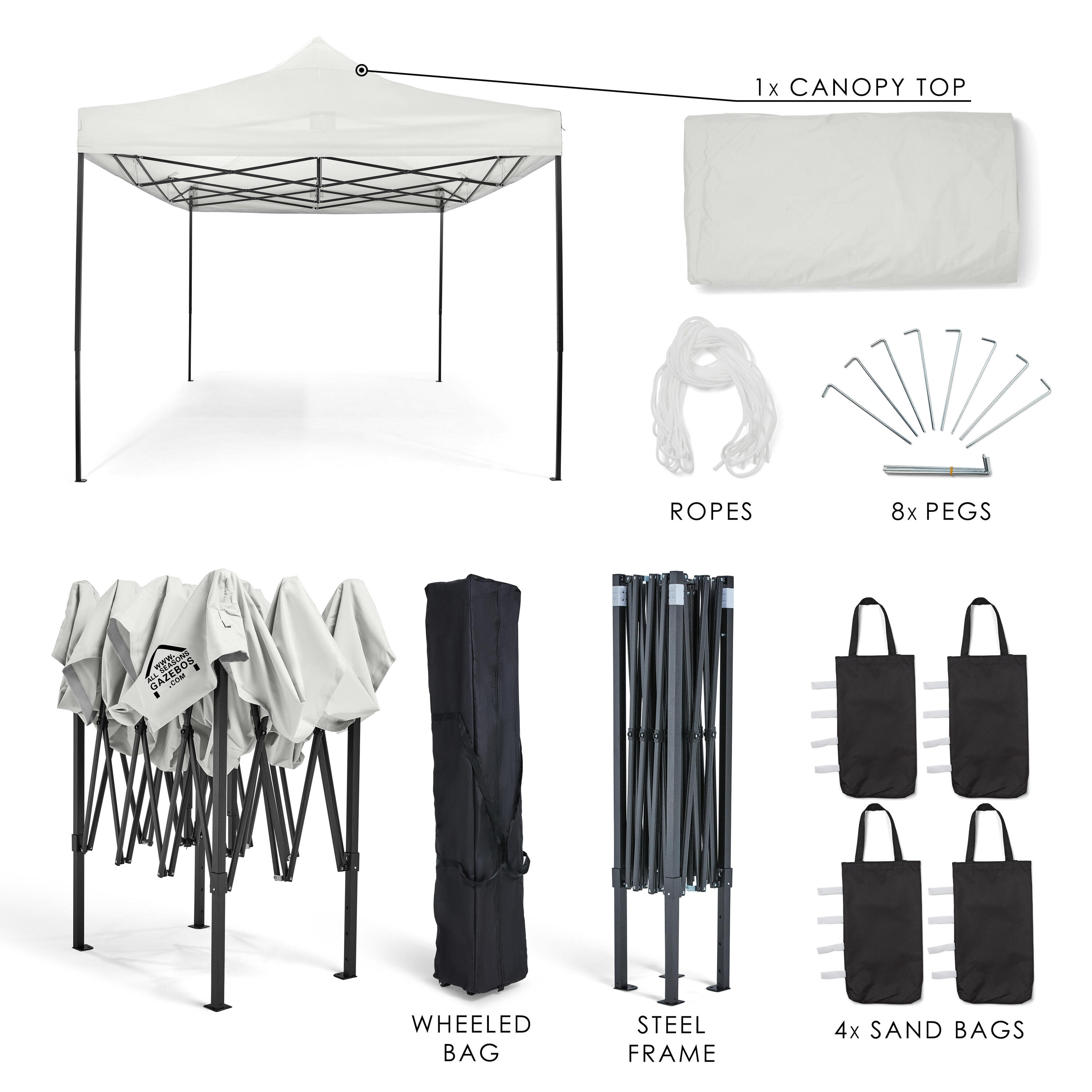 3x4.5 Pop Up Gazebo | Decathlon