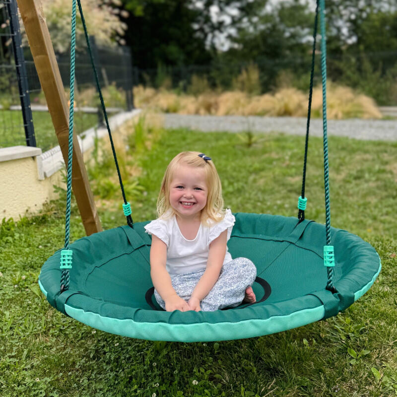 Balançoire ronde nid d'oiseau pour portique SOULET | Decathlon