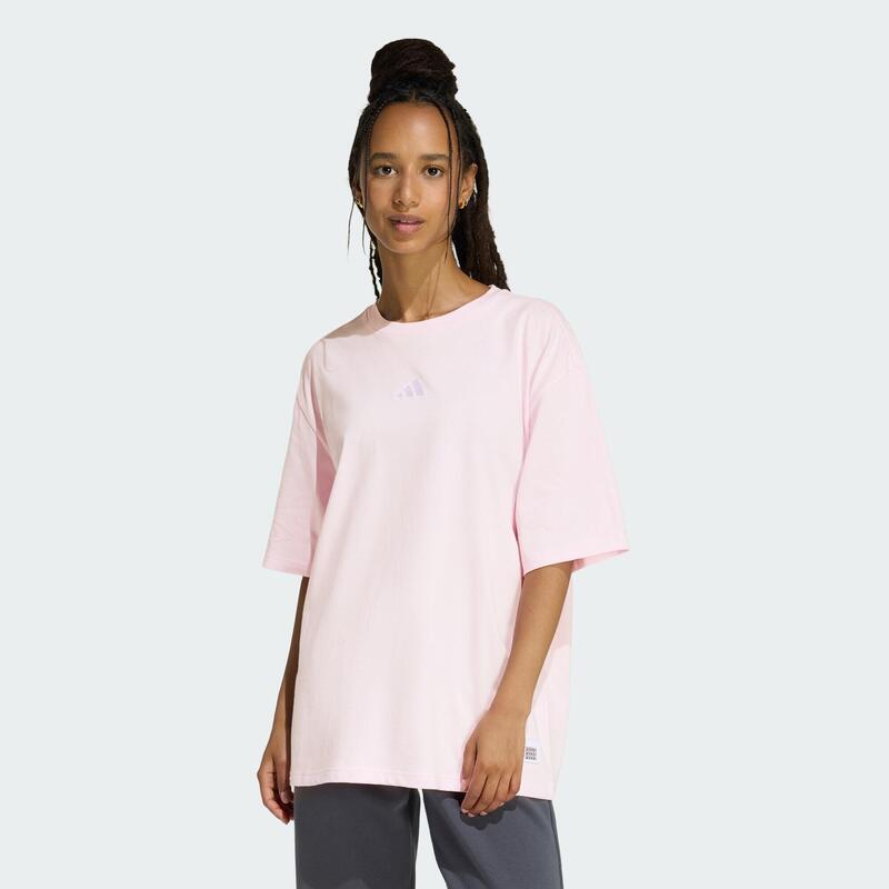 T-SHIRT MINI EMBROIDERY OVERSIZED GRAPHIC ADIDAS | Decathlon