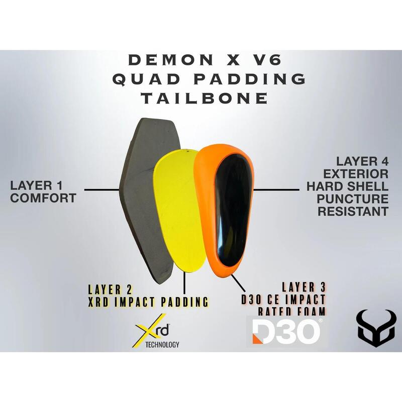 Demon Flex Force X D3O/XRD Pants V6 Femme - pantalon protection snowboard DEMON | Decathlon