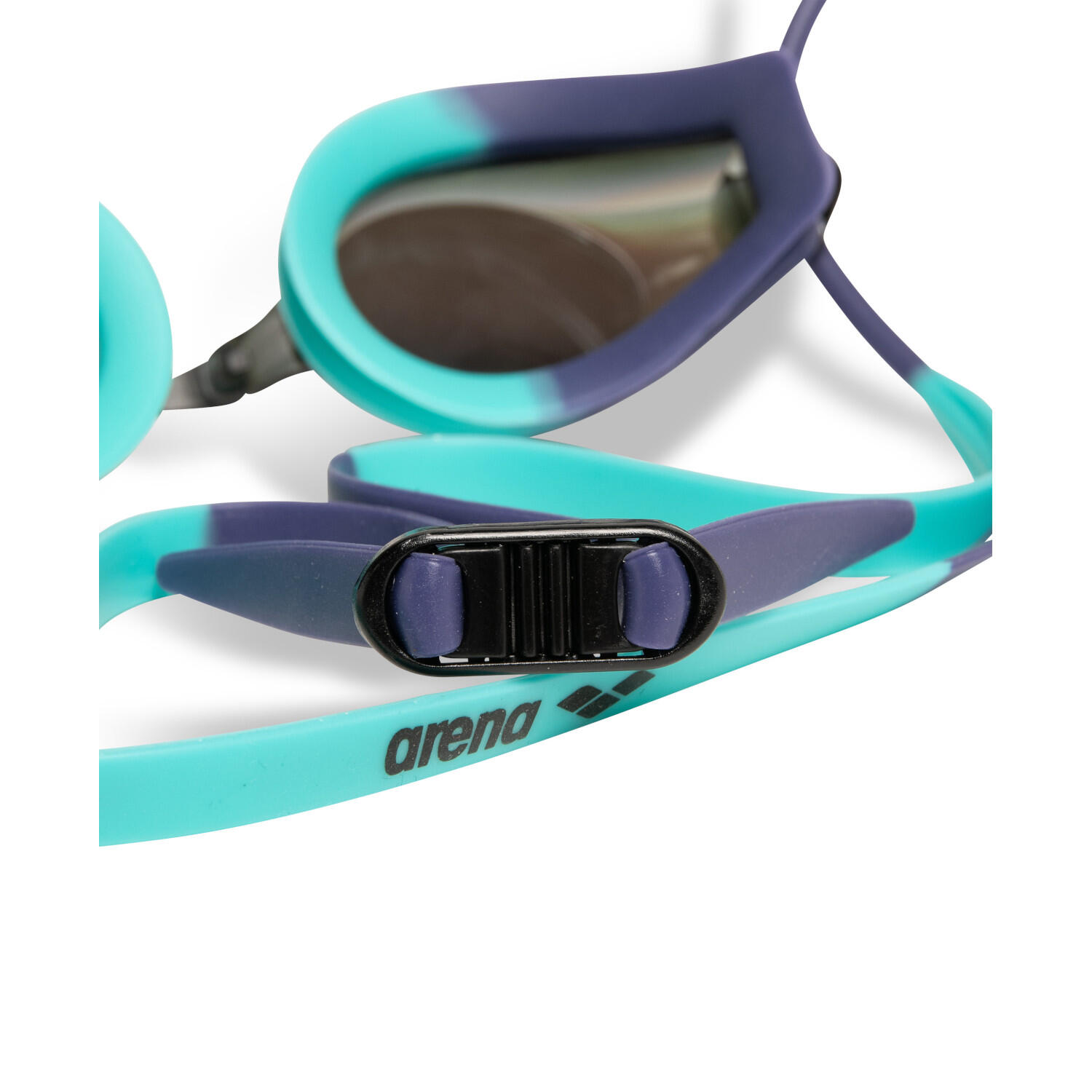 Arena Tracks Mirrored Racing Goggles - Turquoise / Dusk / Water | Decathlon