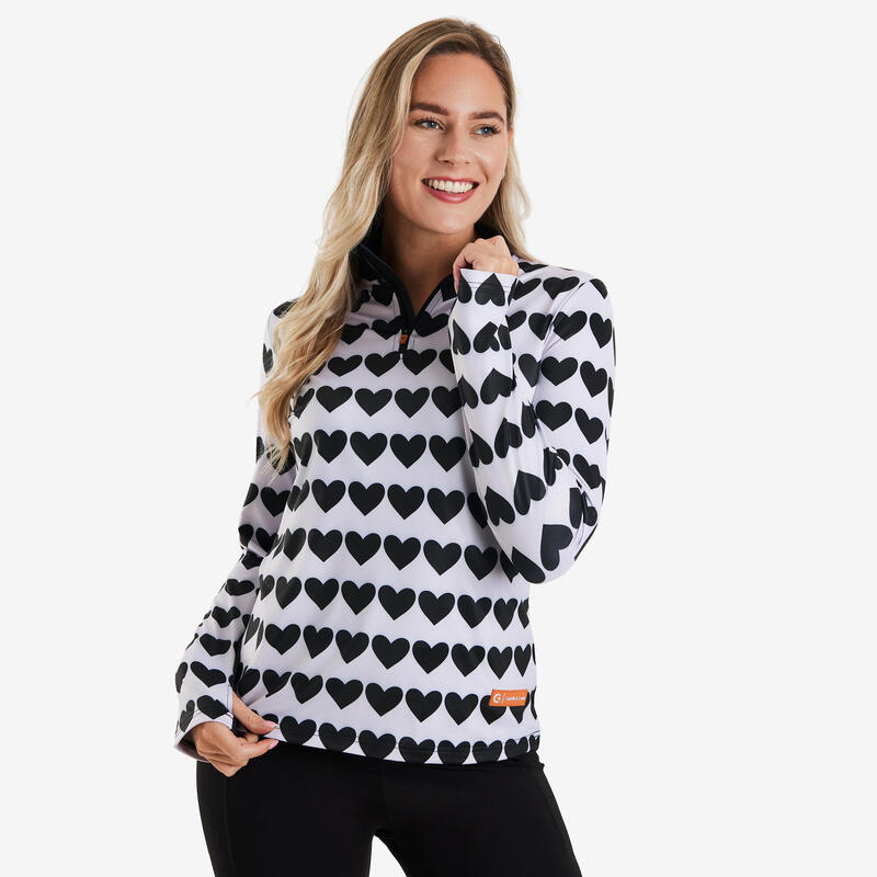 Női Síelés Skipulóver Hőtartó Anti-Odor Innovat v Designnal 114 GARETH ...