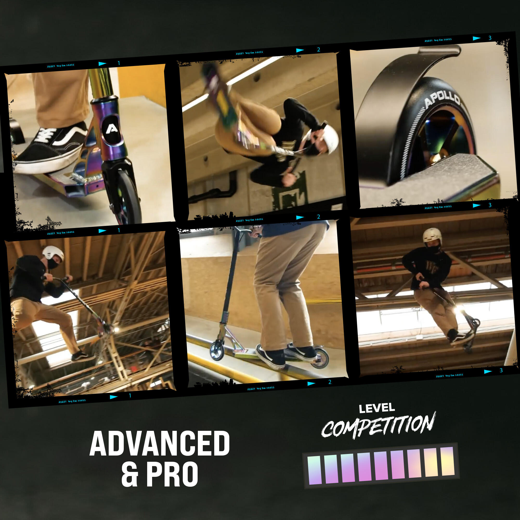 Apollo Genesis Pro X Competition – Freestyle Step 120 mm Alu-Core ABEC ...