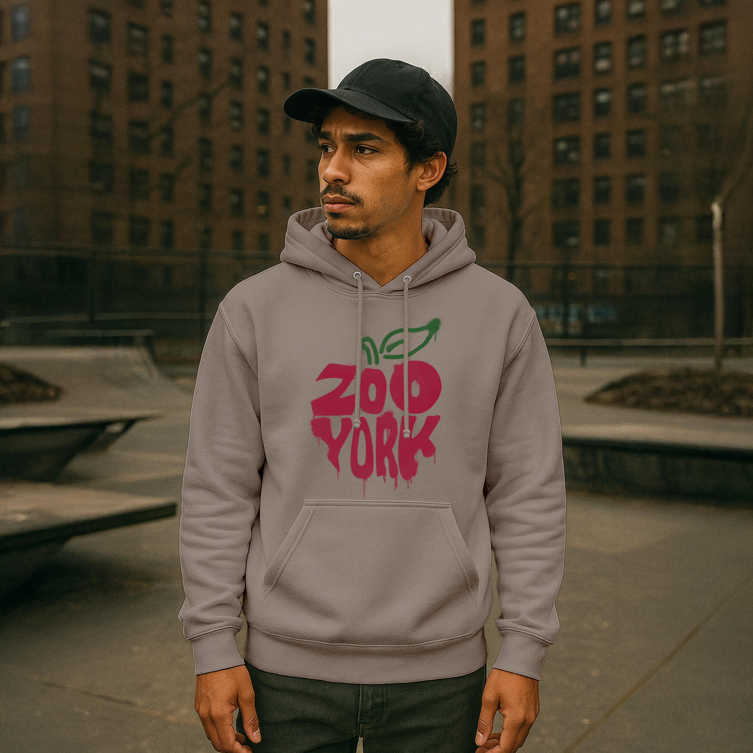 Zoo York Big Apple Hoodie - Stone | Decathlon