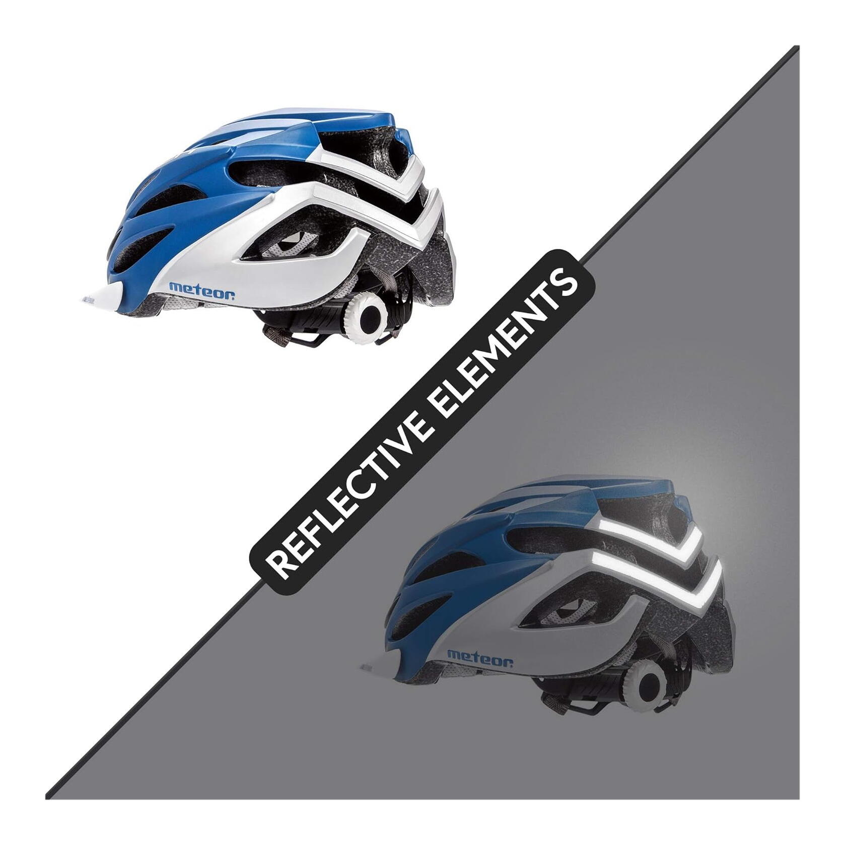 Meteor Marven Cycle Helmet MTB Bike Skateboard Scooter Safety Gear ...