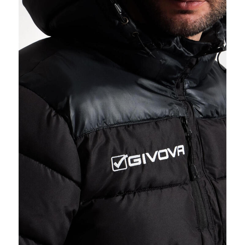 GIVOVA - Geacă lungă Givova Bench, negru, 2XL | Decathlon