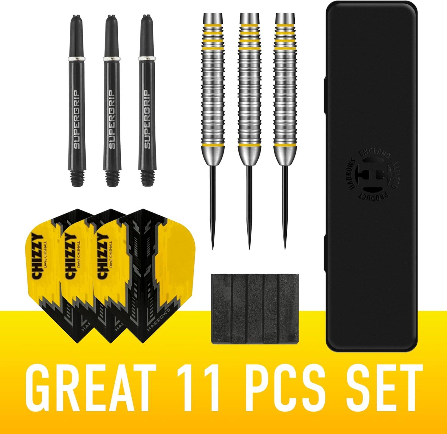 Chizzy High Grade Alloy Steel Tip Darts Set 21g | Decathlon