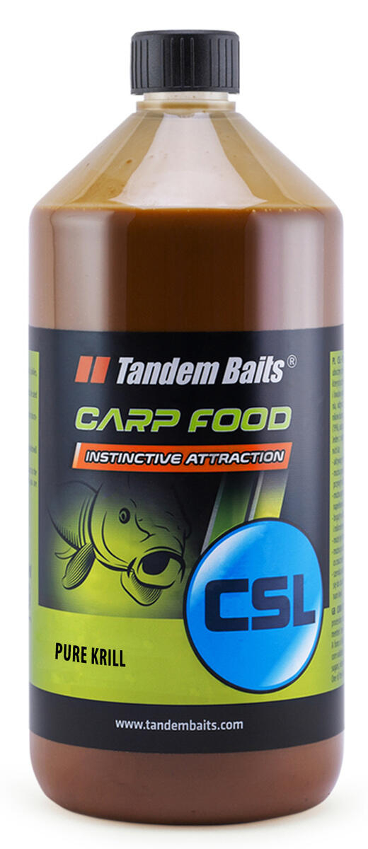 Liquide Naturel CSL Carp Food Pure Krill 1000ml TANDEM BAITS | Decathlon