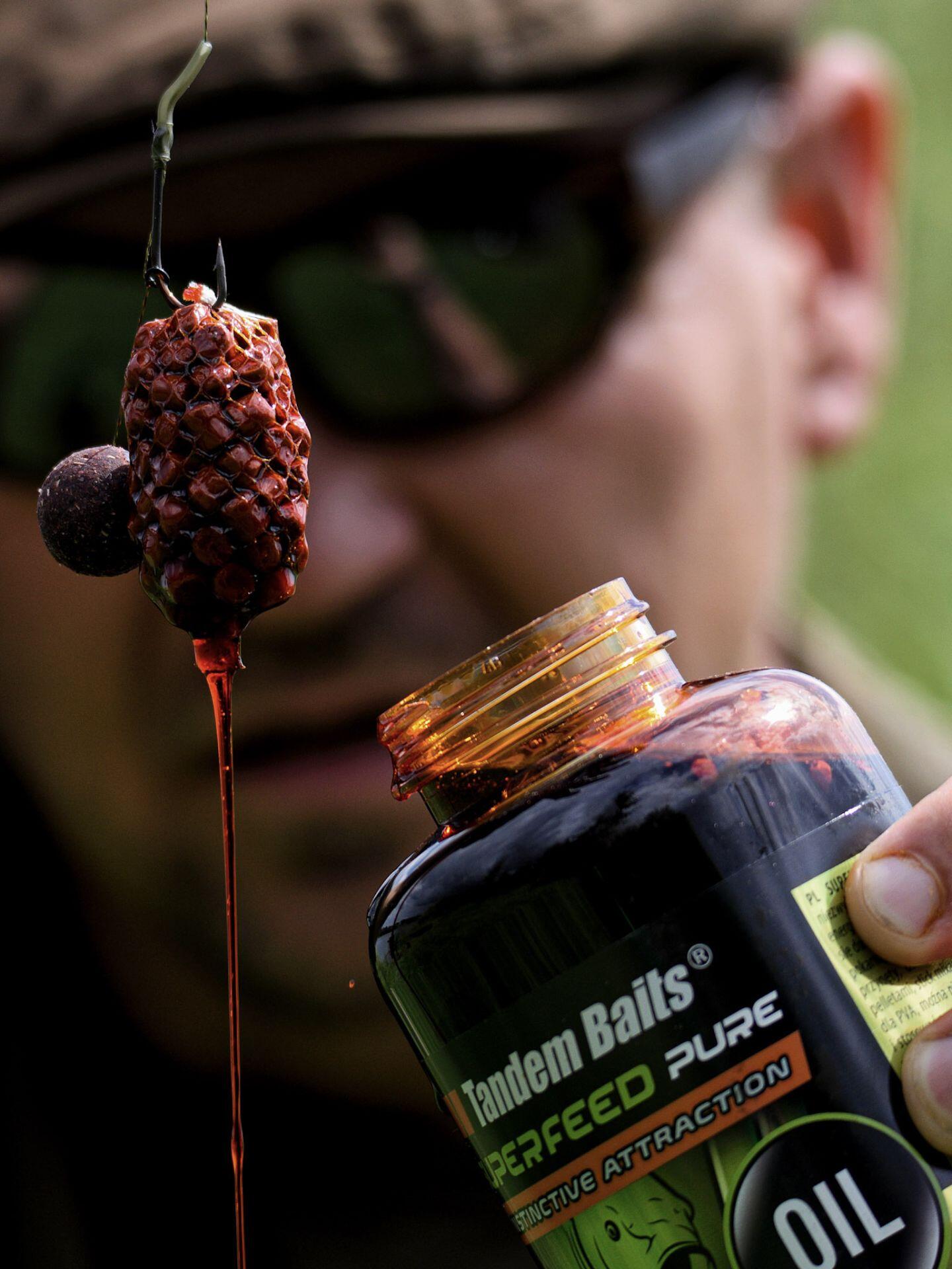 Huile de Pêche SuperFeed Pure Fish Blend Lot de 3 TANDEM BAITS | Decathlon